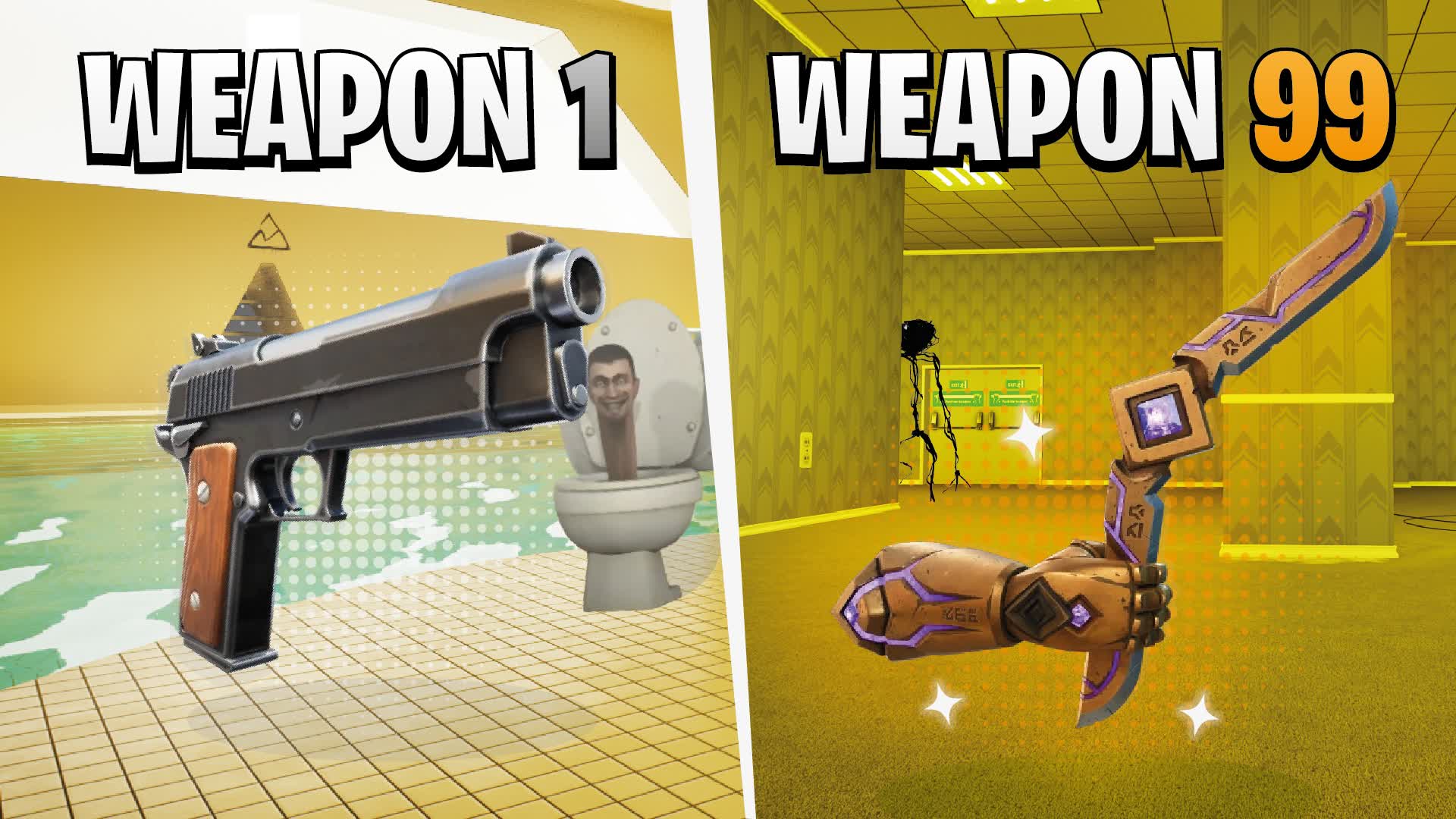 👹 BACKROOMS 💥 ONE SHOT GUN GAME! 1459-2824-3978 by seas - Fortnite Creative Map Code - Fortnite.GG