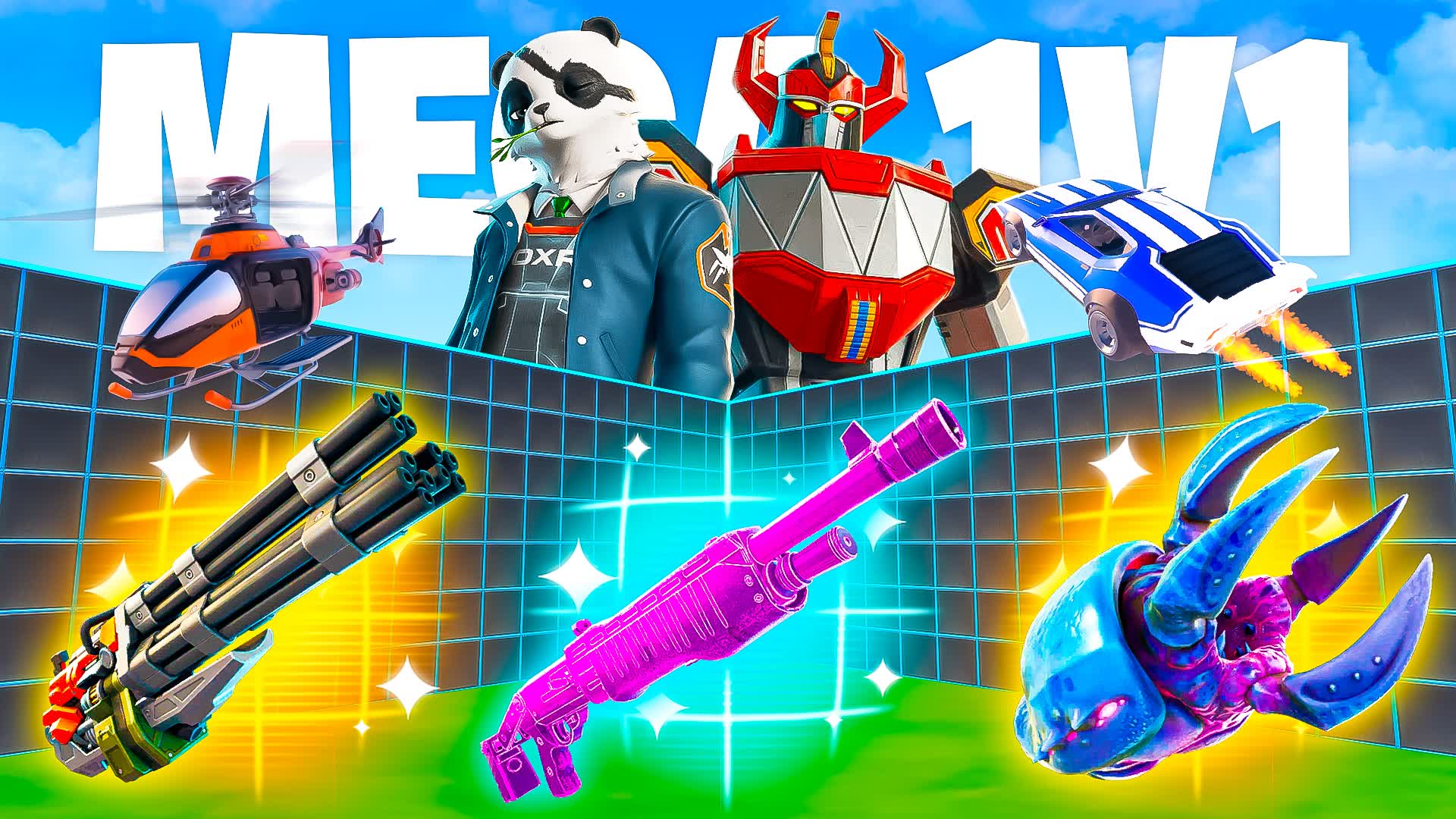MEGA 1V1 FFA - ALL GUNS & VEHICLES 6564-1431-7933 by possoxd - Fortnite ...