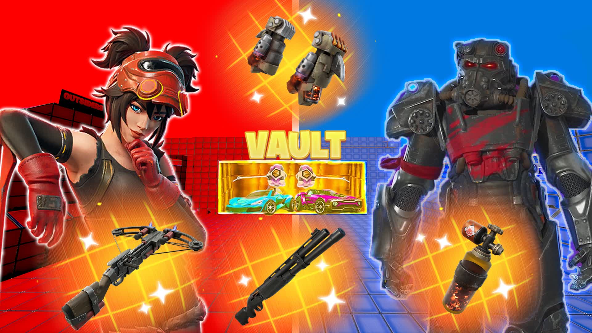 WRECKED APOCALYPSE RED VS BLUE 🔴🔵 6200-7437-2715 by zmeurica - Fortnite ...