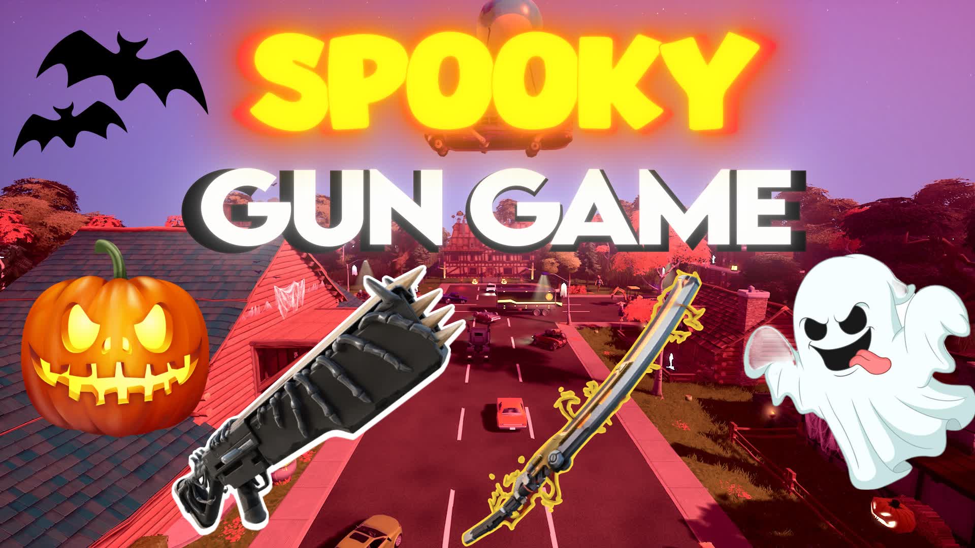 🎃Spooky Gun Game 8502-8152-9709 by byzaine - Fortnite Creative Map Code ...