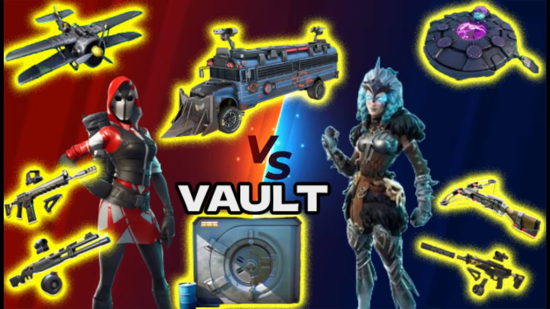 RED VS BLUE 7101-6410-5734 by playflow - Fortnite Creative Map Code ...