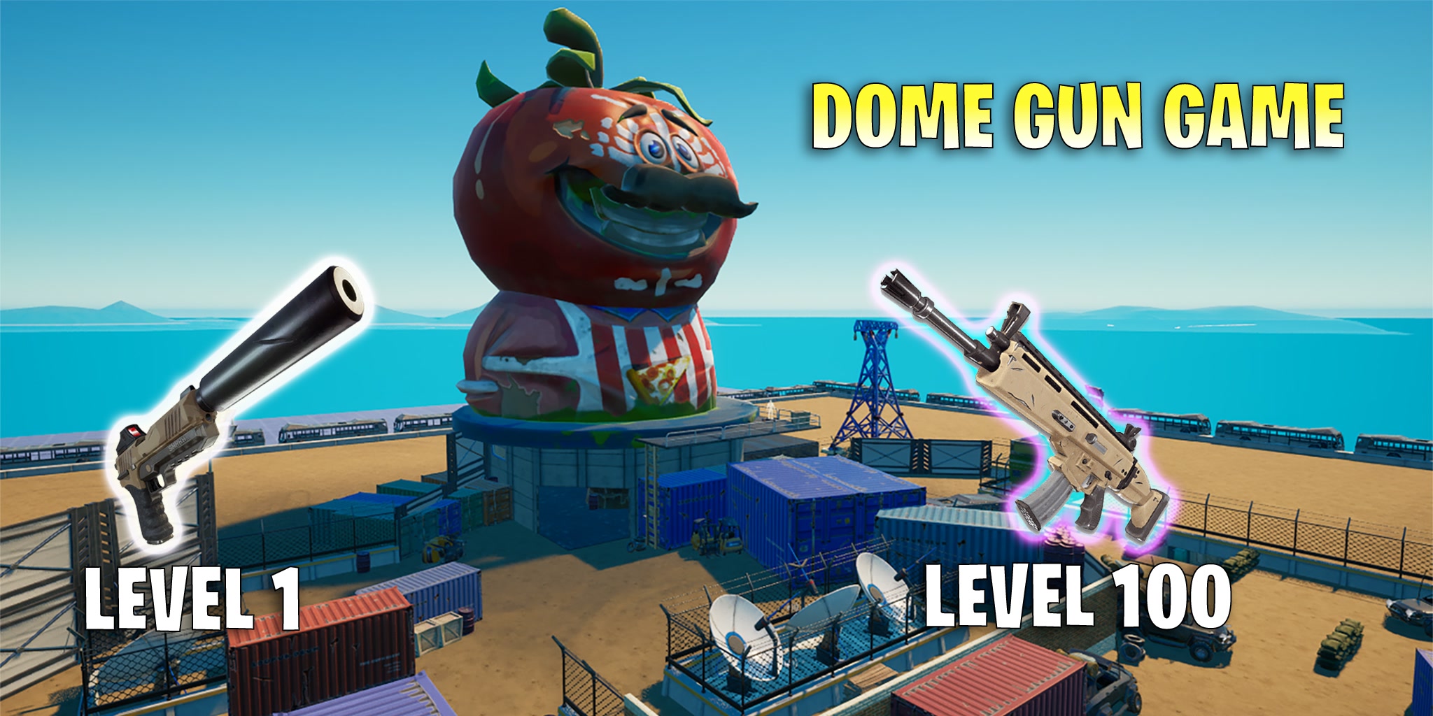 Dome - Gun Game 0853-7749-3956 by cleev - Fortnite Creative Map Code ...