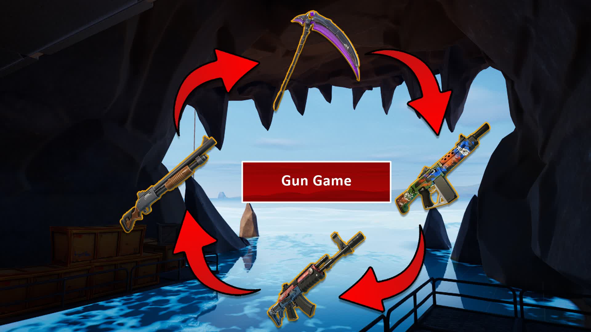 Gun Game (The Shark Island) 9026-7452-7234 by ailllly - Fortnite ...