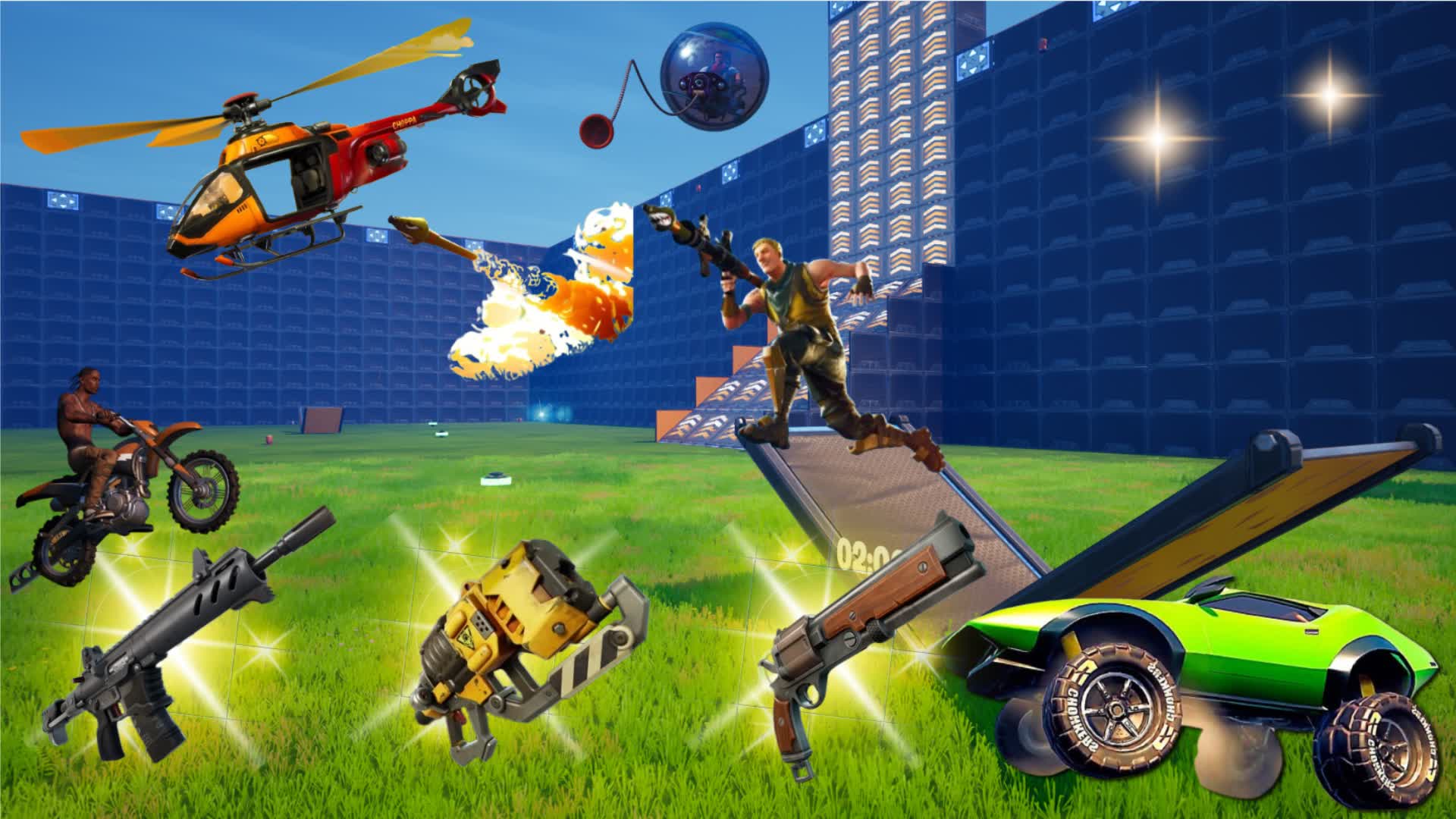 GENERAL BATTLE WITH ALL WEAPONS 5488-6446-7887 par a-vm - Fortnite