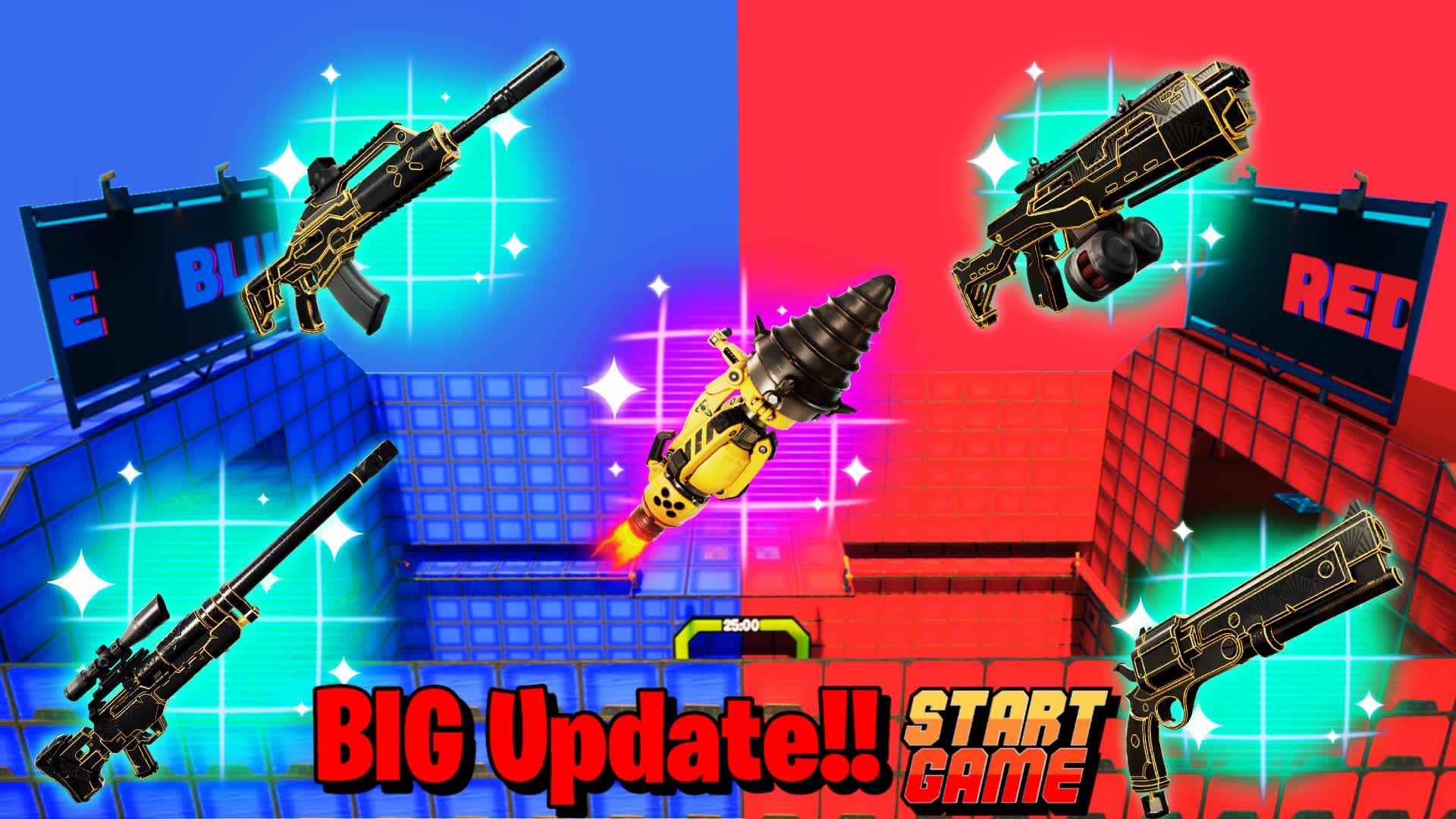 RED VS BLUE EASY UPDATE! 9019-5245-5161 by augusbot - Fortnite Creative ...
