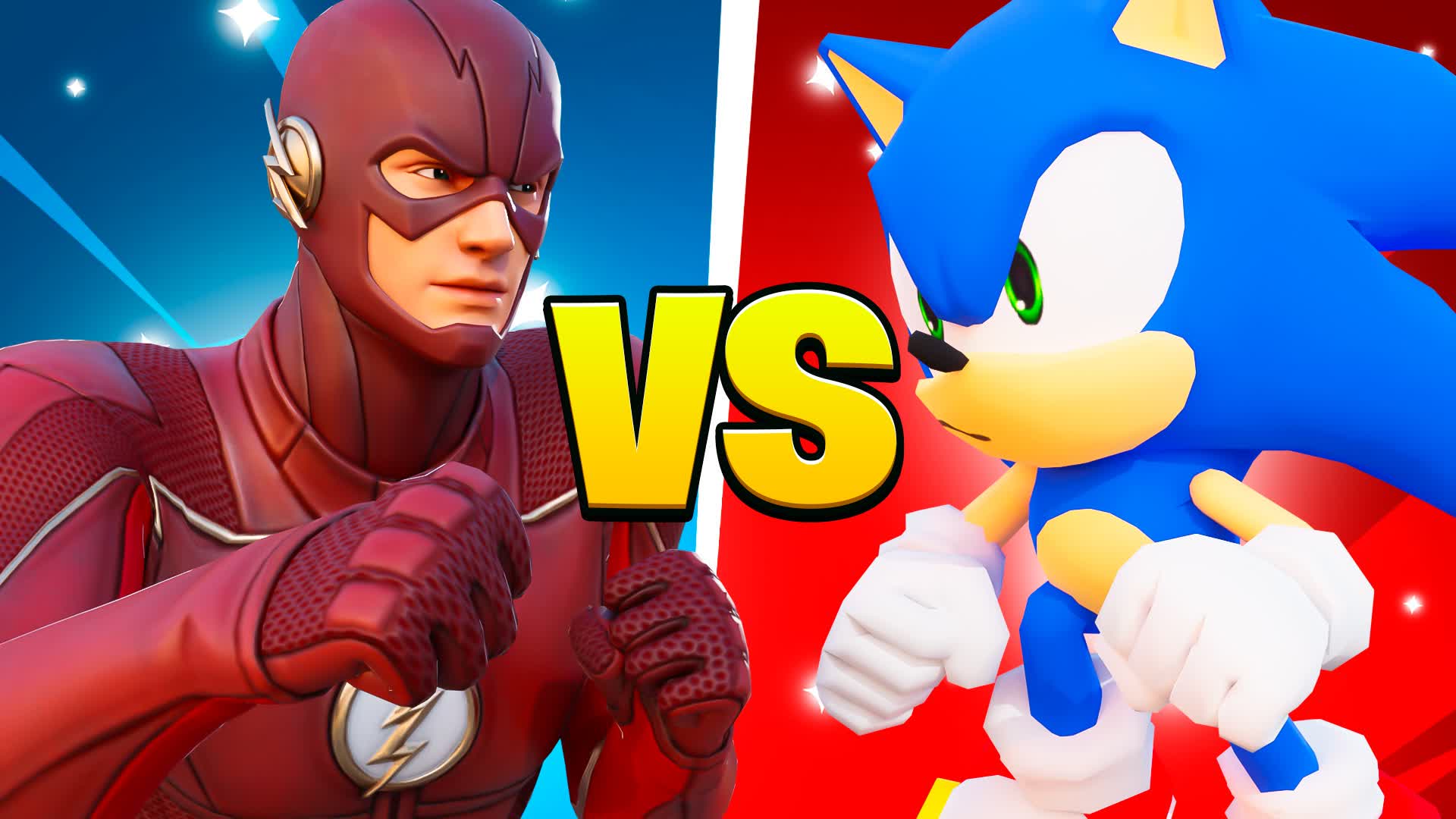 🔴 FLASH VS SONIC 🔵 7065-9661-1526 by zaykoww - Fortnite Creative Map ...