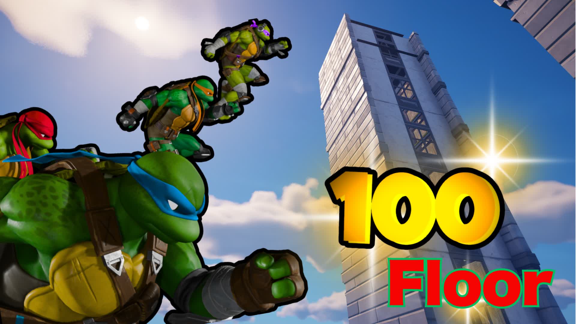 TMNT 100 Floor Survival 8248-2345-0069 by mikelab - Fortnite Creative ...
