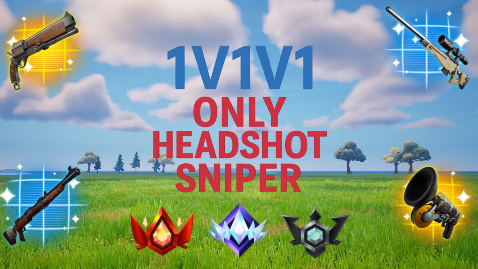 ONLY HEADSHOT SNIPER FFA 8975-2101-0372 by 4fls - Fortnite Creative Map Code - Fortnite.GG