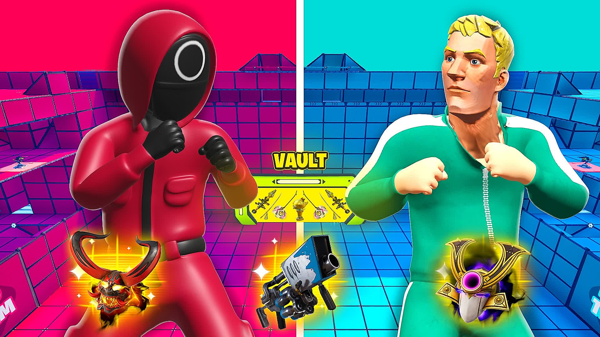 SQUID GAME RED VS BLUE 🔴🔵 6167-6195-9729 by rockygift1 - Fortnite ...