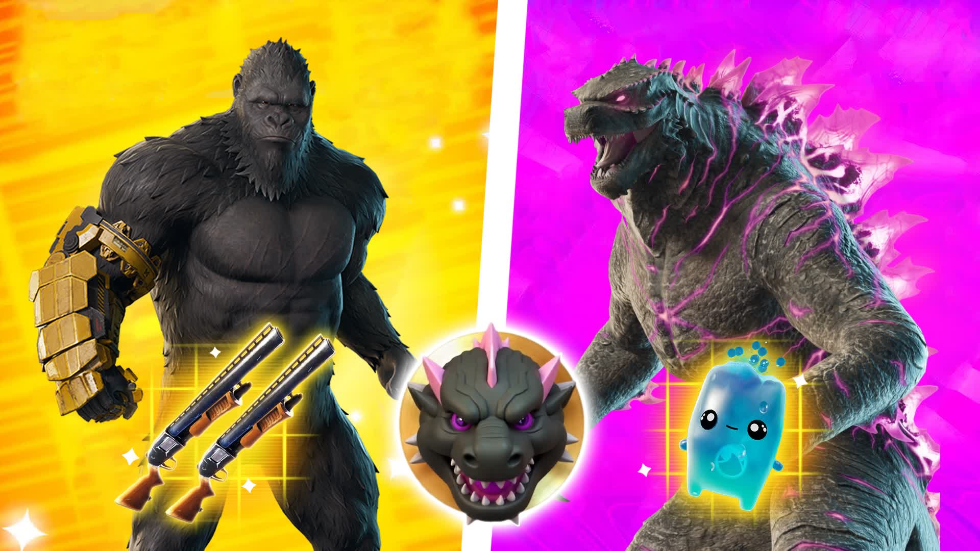 GODZILLA VS KONG RED VS BLUE 🏆 9643-4860-3982 by scrims1 - Fortnite ...