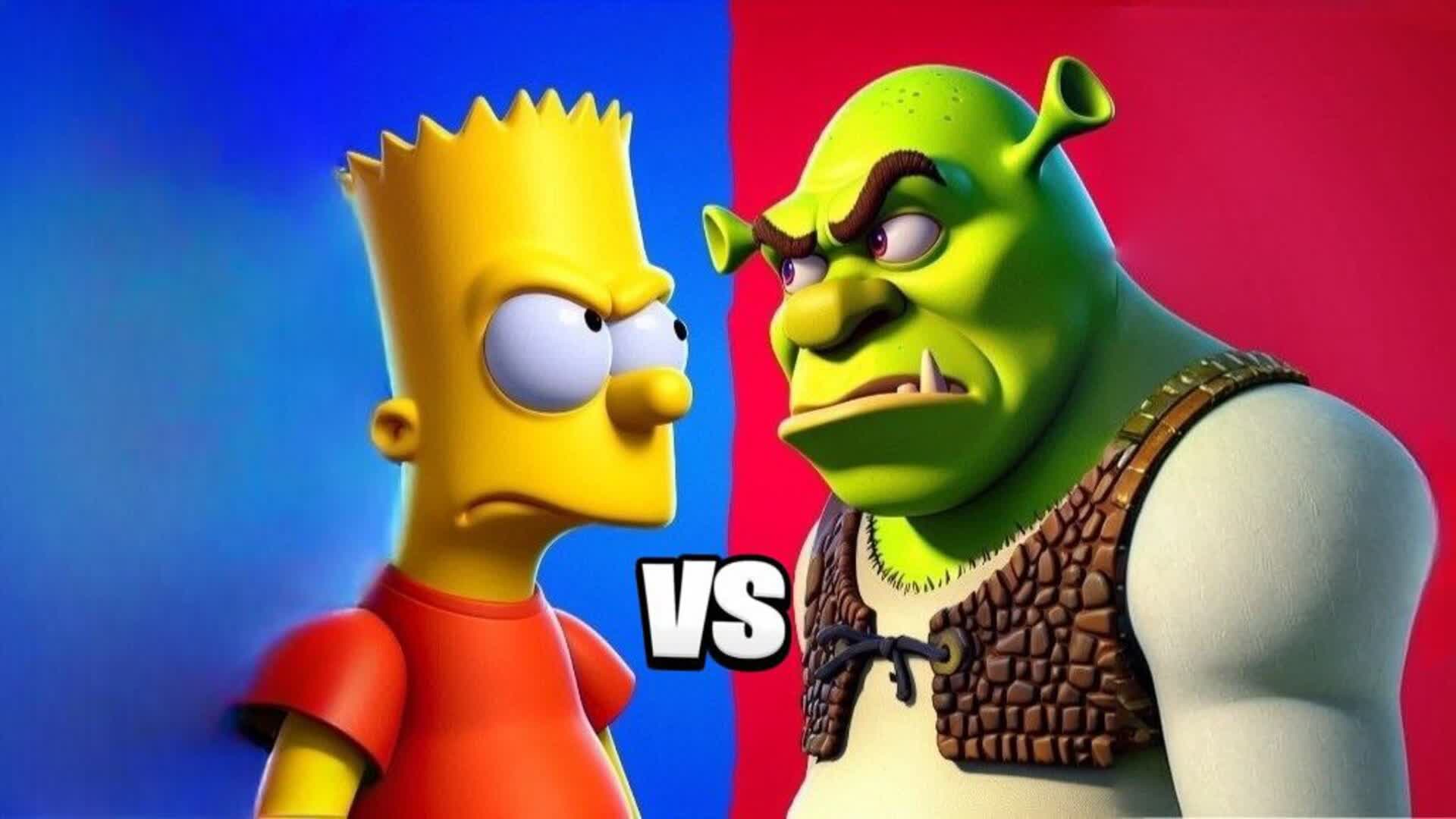 🟡BART VS SHREK🟢 8039-2169-5565 by zhuk - Fortnite Creative Map Code ...
