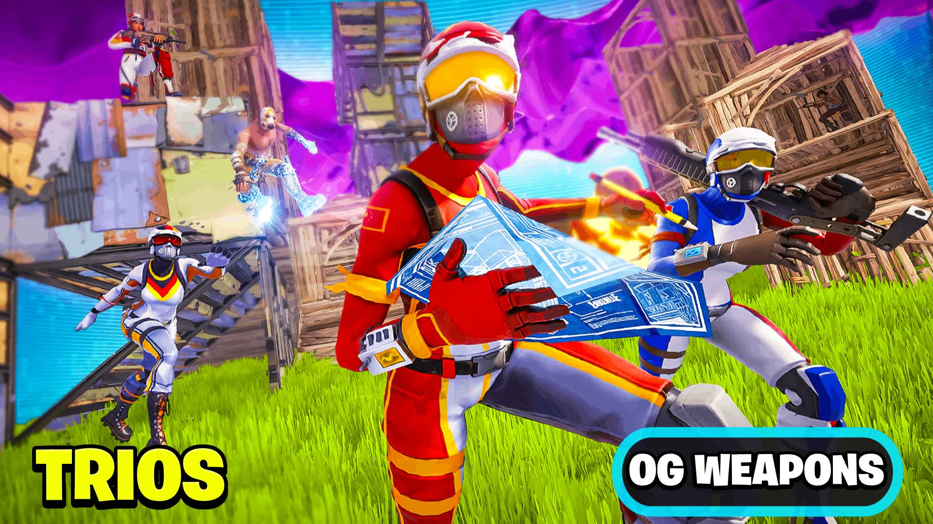 REALISTICS TRIO ZONE WARS 9861-1689-6456 by goodopinion - Fortnite Creative Map Code - Fortnite.GG