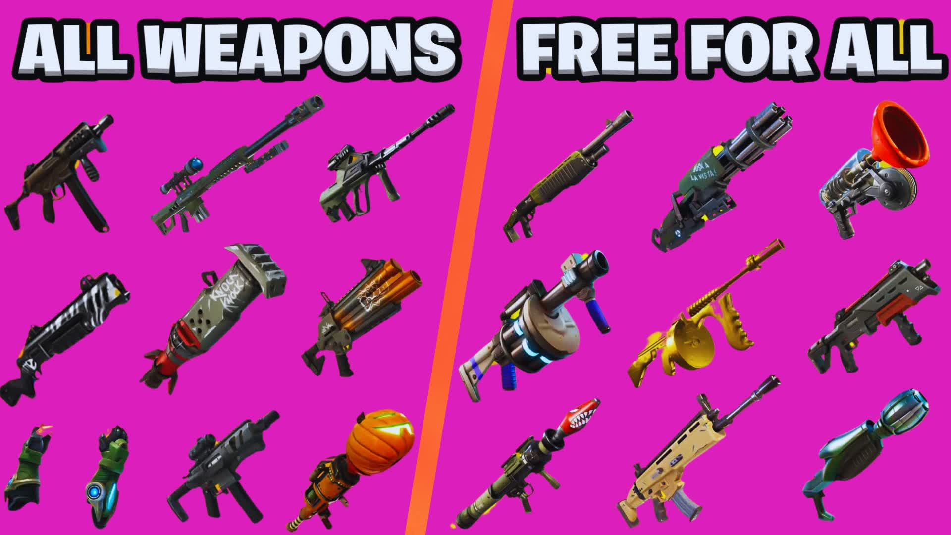 💥ALL WEAPONS MYTHIC&EXOTIC 3680-7824-1009 من ابتكار sccpborges - Fortnite