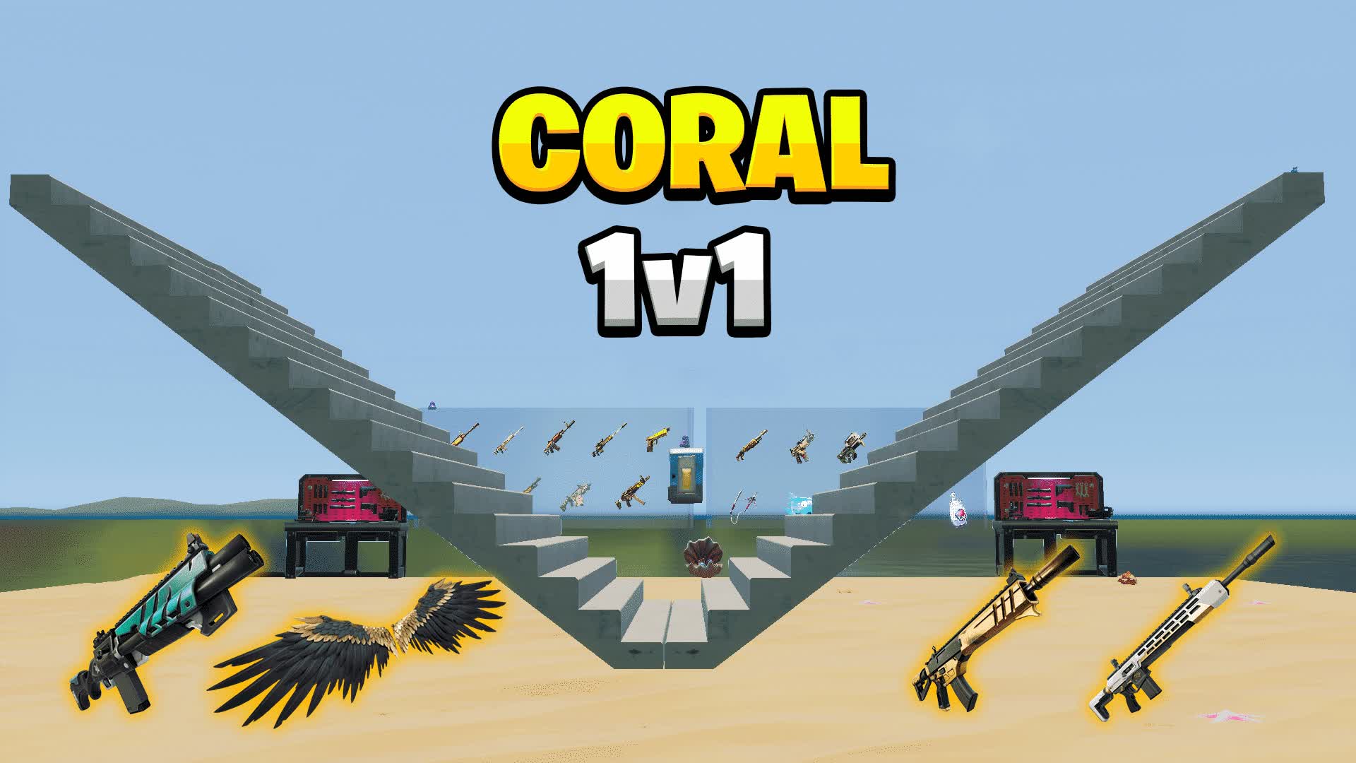 CORAL *CH5* 1V1 3818-0278-2817 من ابتكار zraylow - Fortnite