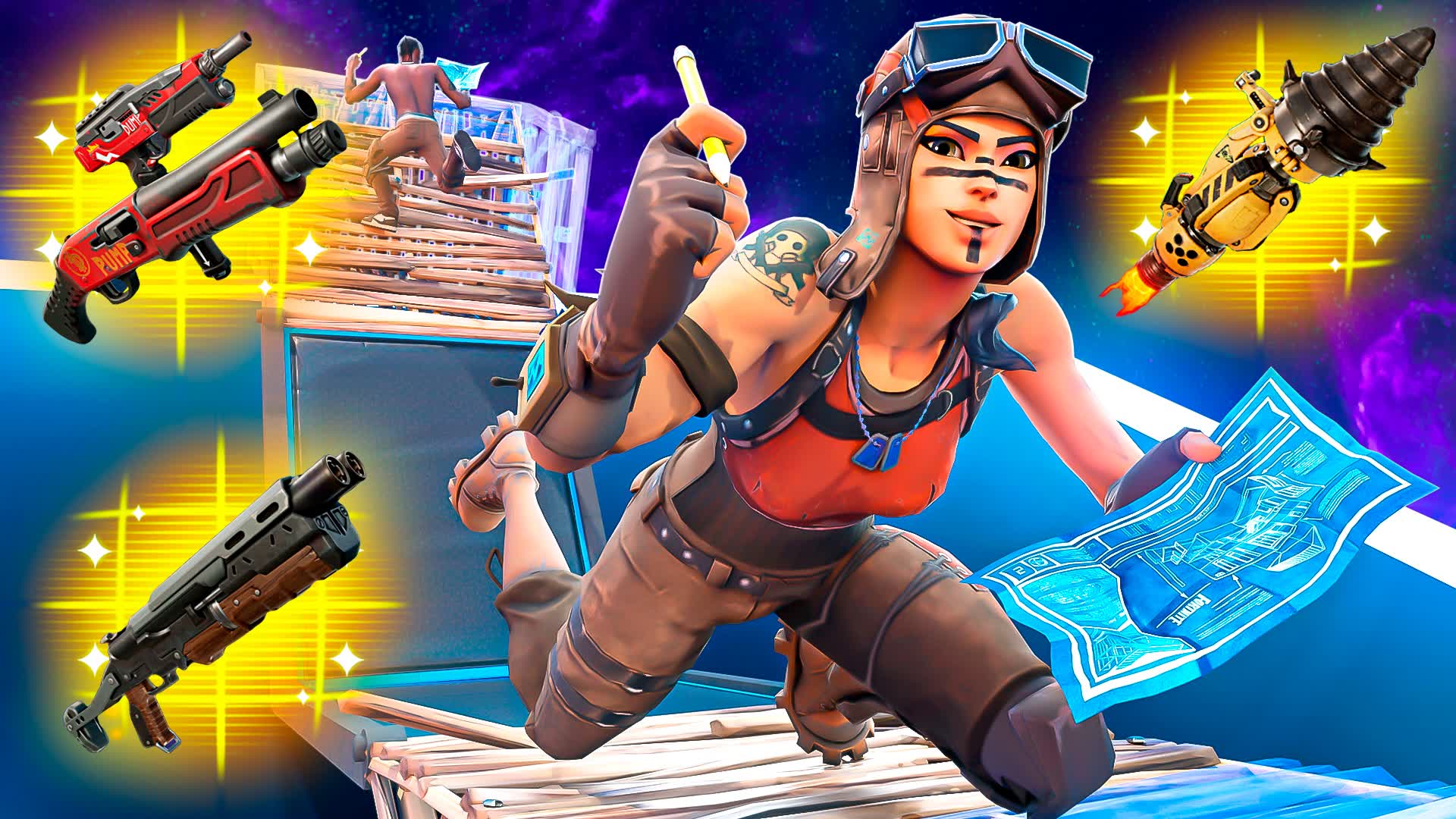 1V1 WITH ALL NEW GUNS 8495-5148-3121 by possoxd - Fortnite Creative Map ...