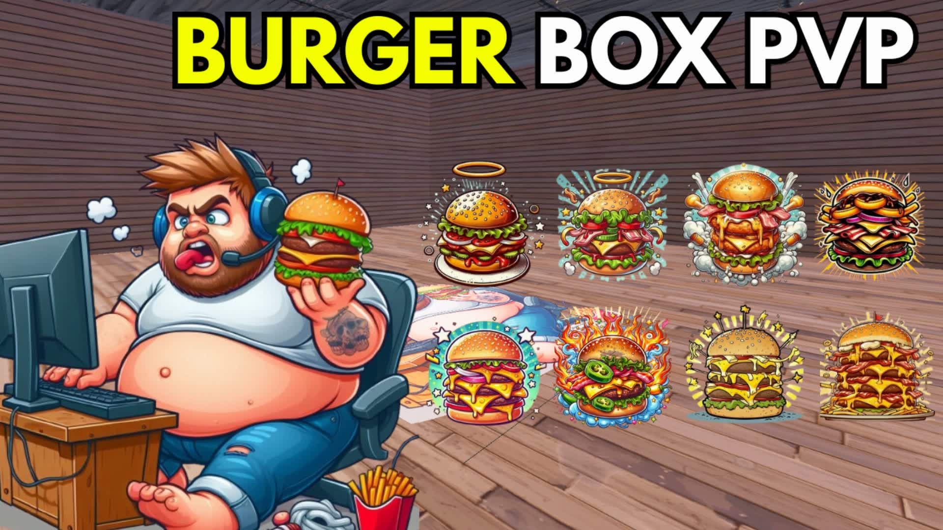 BURGER BOX PVP 🍔 0332-8269-3744 by potsy - Fortnite Creative Map Code ...