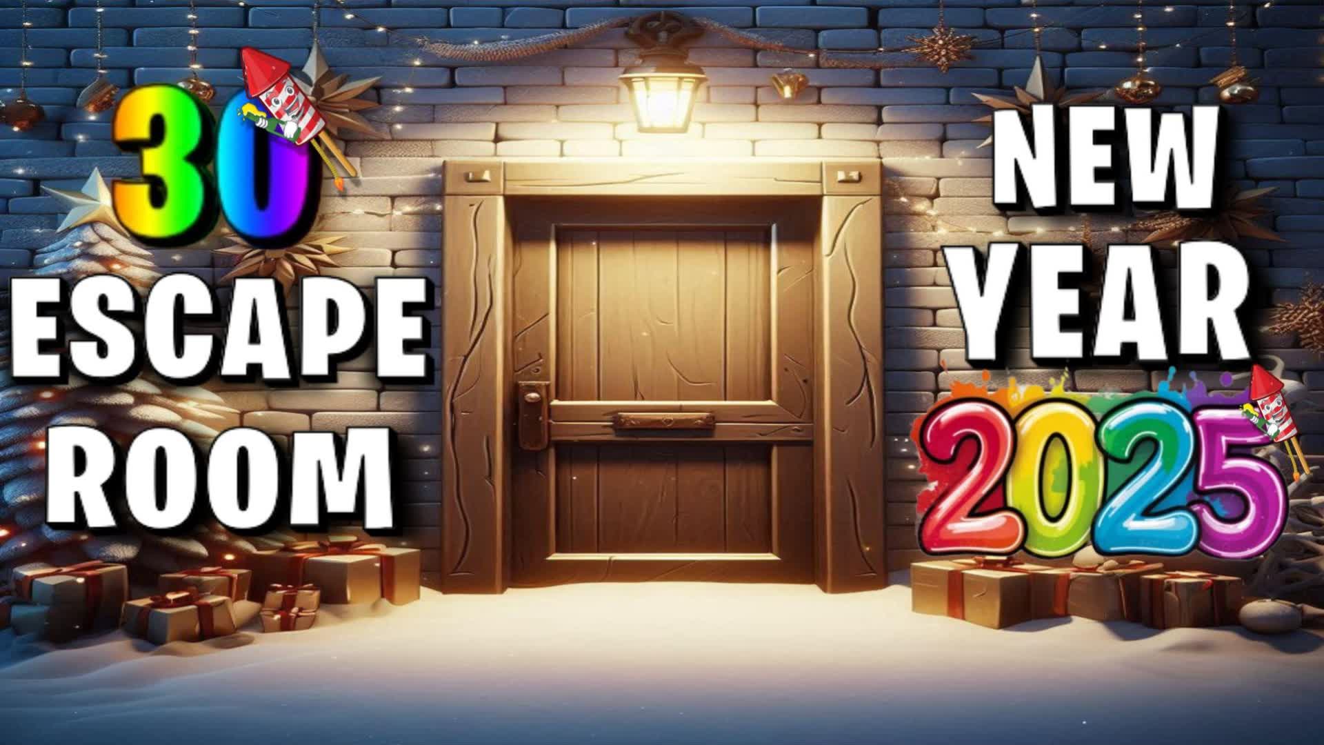 2025 NEW YEAR ESCAPE ROOM 🎉🎄 1017-0400-4616 by riky - Fortnite Creative Map Code - Fortnite.GG