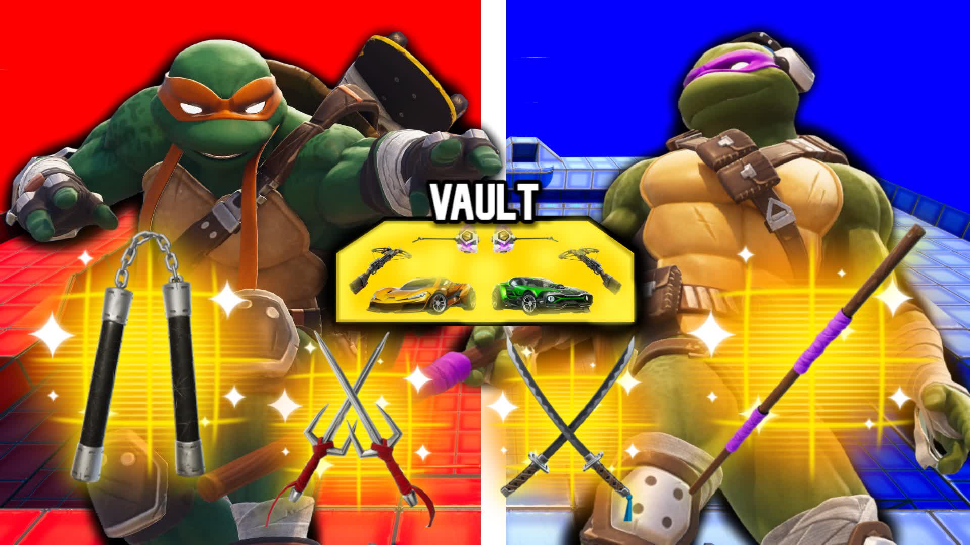 ⚔️ OMG TMNT 🔴 RED vs BLUE 🔵 2744-6497-8280 by asdx - Fortnite Creative ...