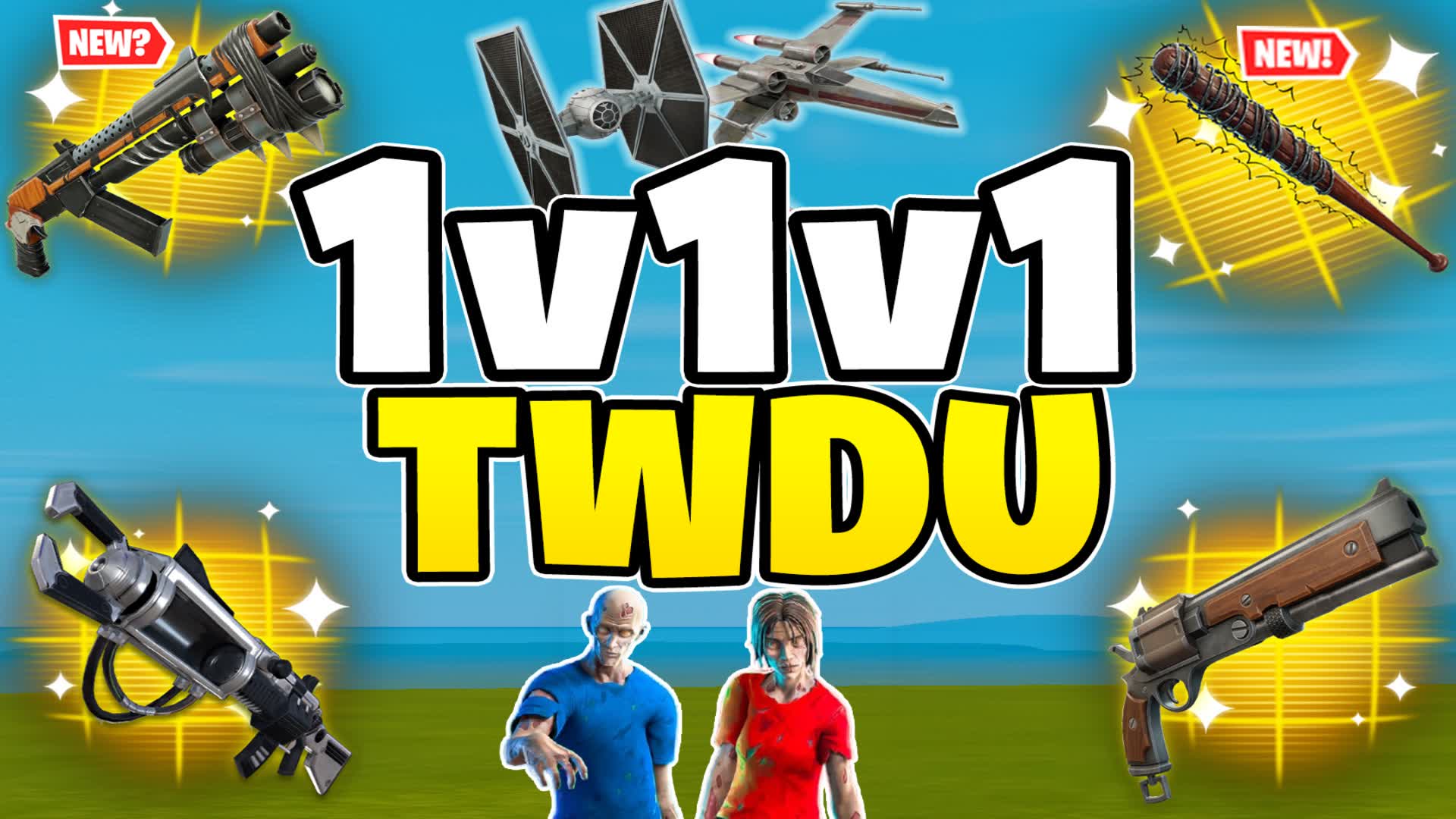 1v1v1 TWDU PVP FFA 1v2 1v1v1v1 FFA HERO 3553-2089-0062 by 1v1v1 - Fortnite Creative Map Code ...