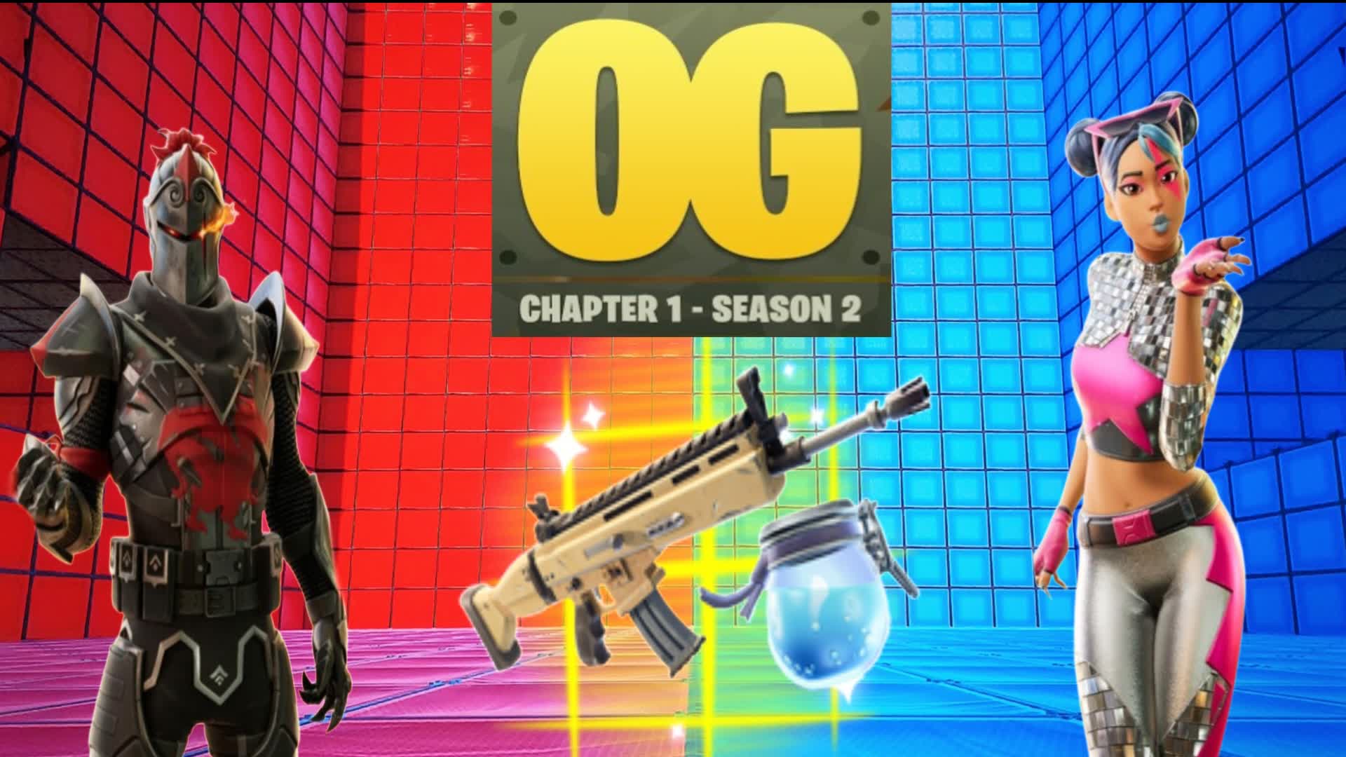 red vs blue OG🔴🔵 1631-7837-8939 by zakaria76 - Fortnite Creative Map ...