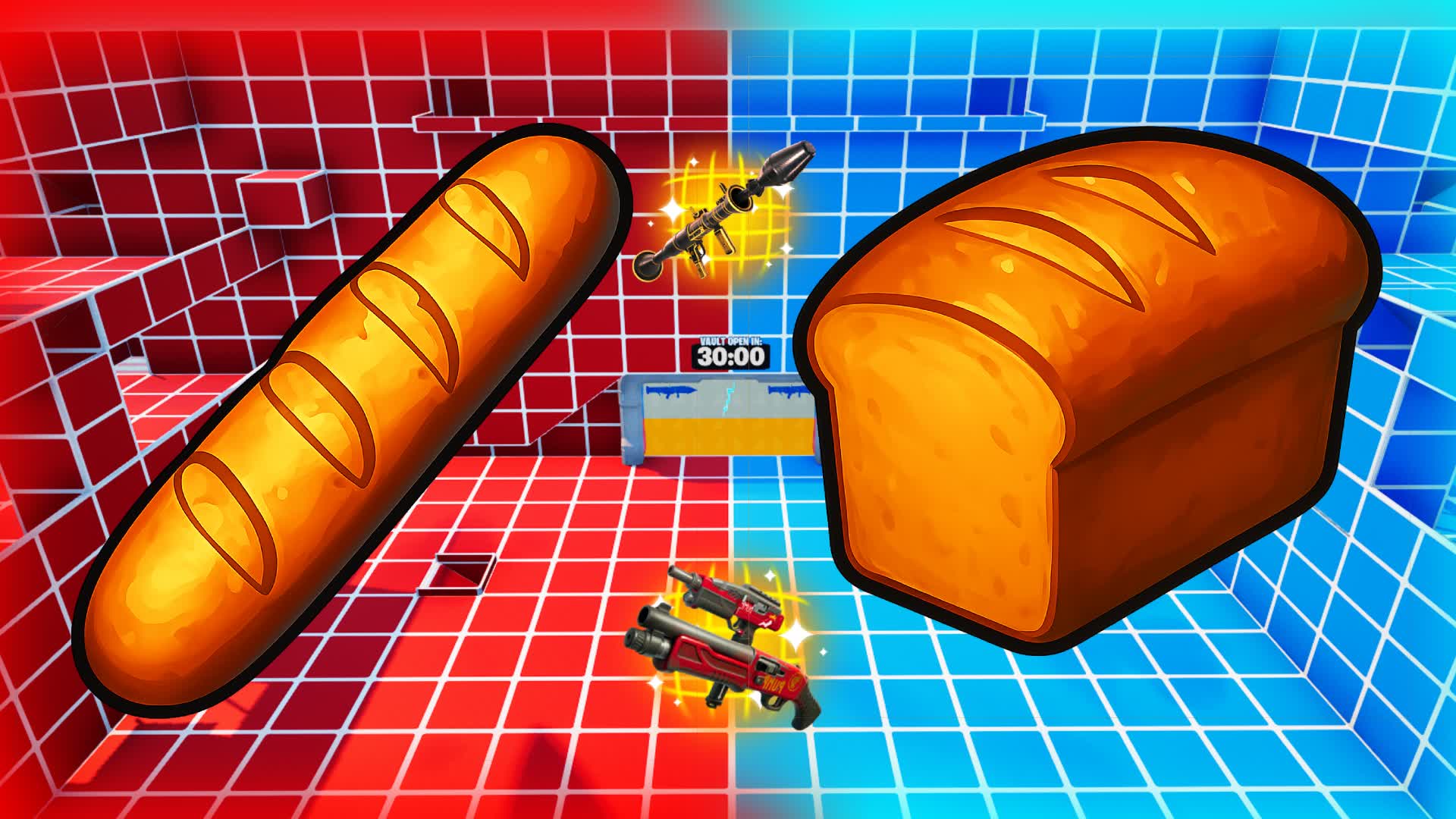 BREAD 🍞 vs 🥖 BAGUETTE | RED VS BLUE 1800-1454-2381 by resurn - Fortnite Creative Map Code ...