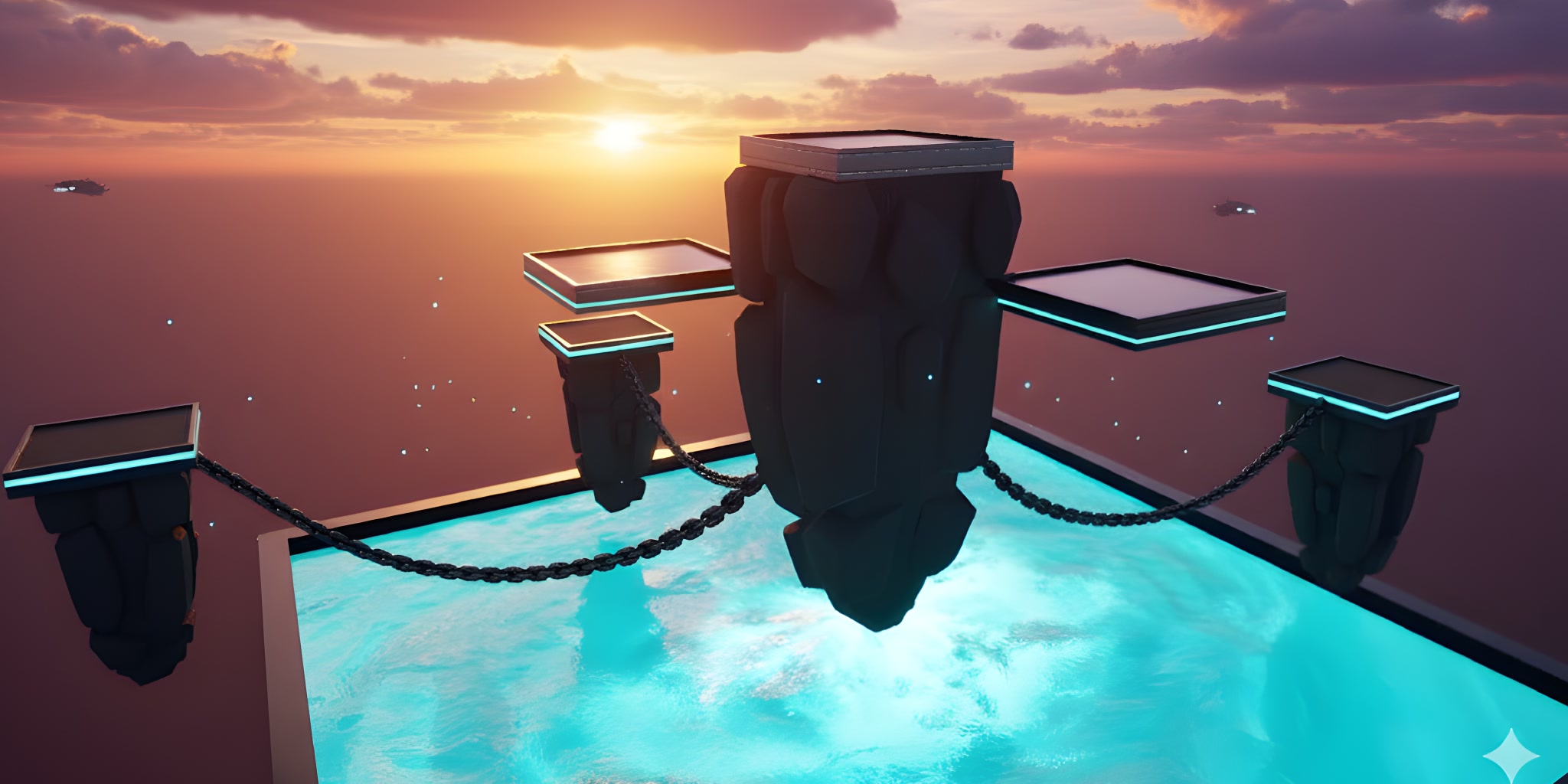 FLOATING PILLARS 3478-7885-1070 by floayza - Fortnite Creative Map Code ...