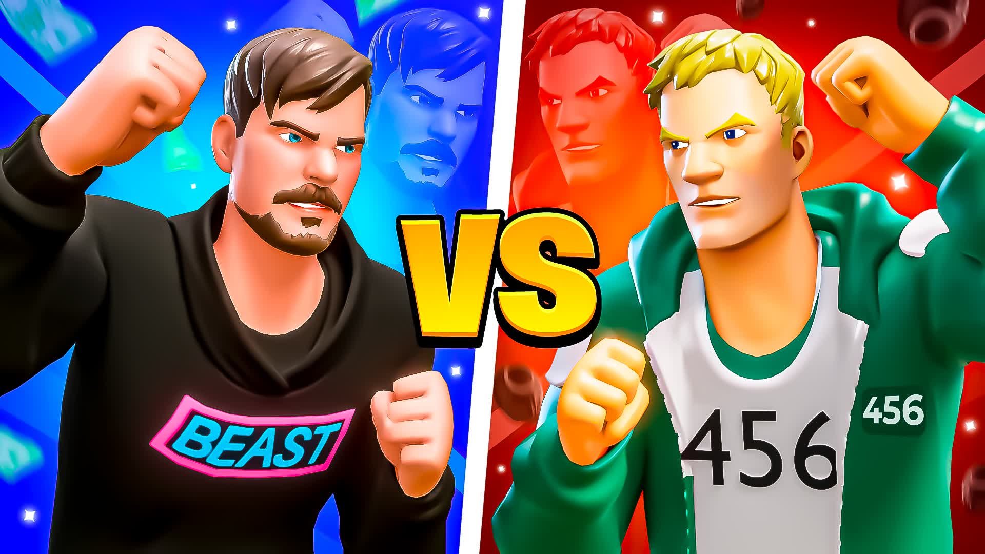 SQUID GAME VS BEAST GAMES 🔴🔵 RVB 5111-6640-3422 von cristii.fn – Fortnite