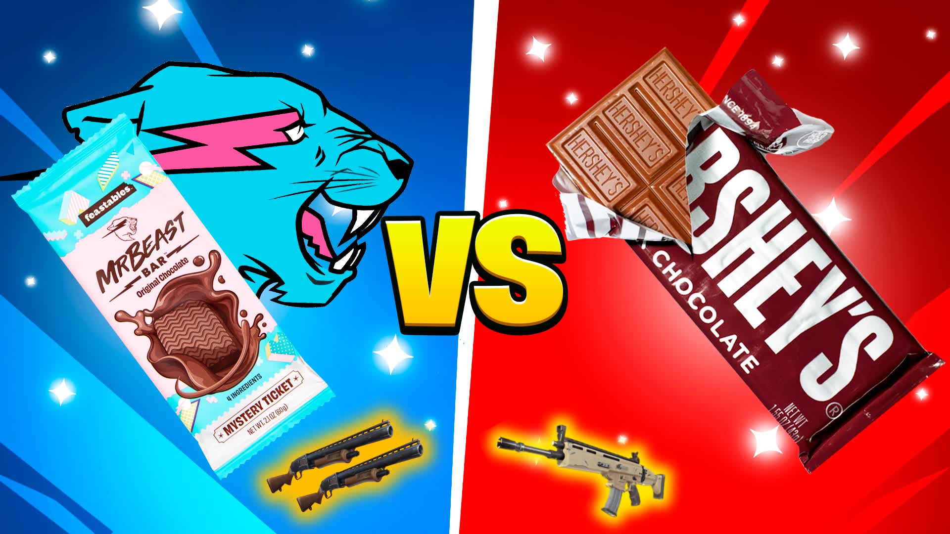FEASTABLES VS HERSHEYS 🔵🔴 8336-8755-4525 by emad - Fortnite Creative ...