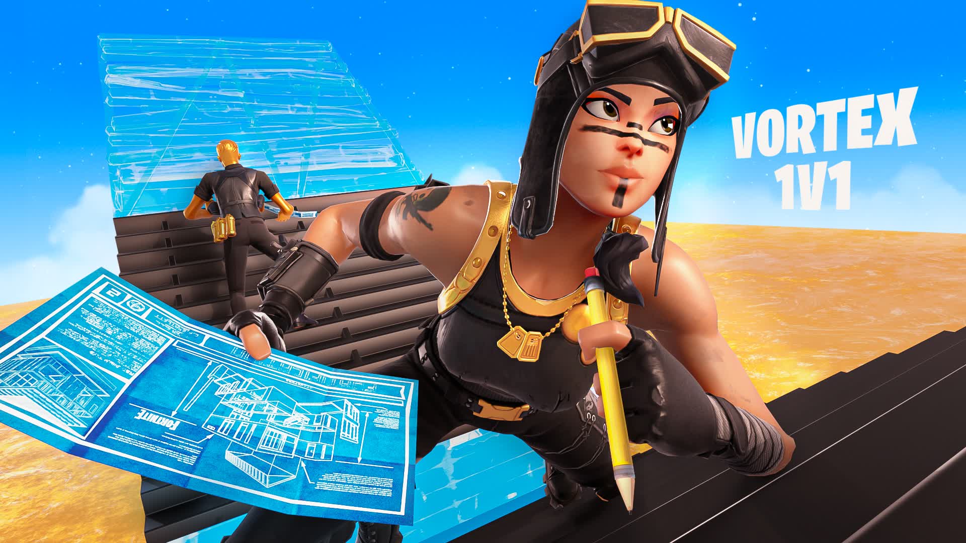 1v1 Build Fight [Vortex] 0831-4575-8978 من ابتكار ironhn - Fortnite