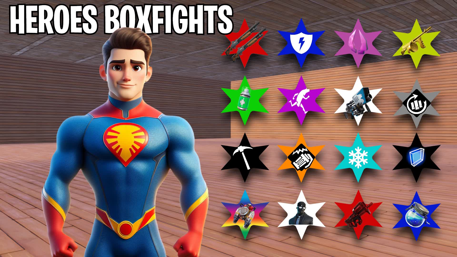 🦸 HEROES BOXFIGHTS 📦 1567-6298-2379 by painless - Fortnite Creative Map ...
