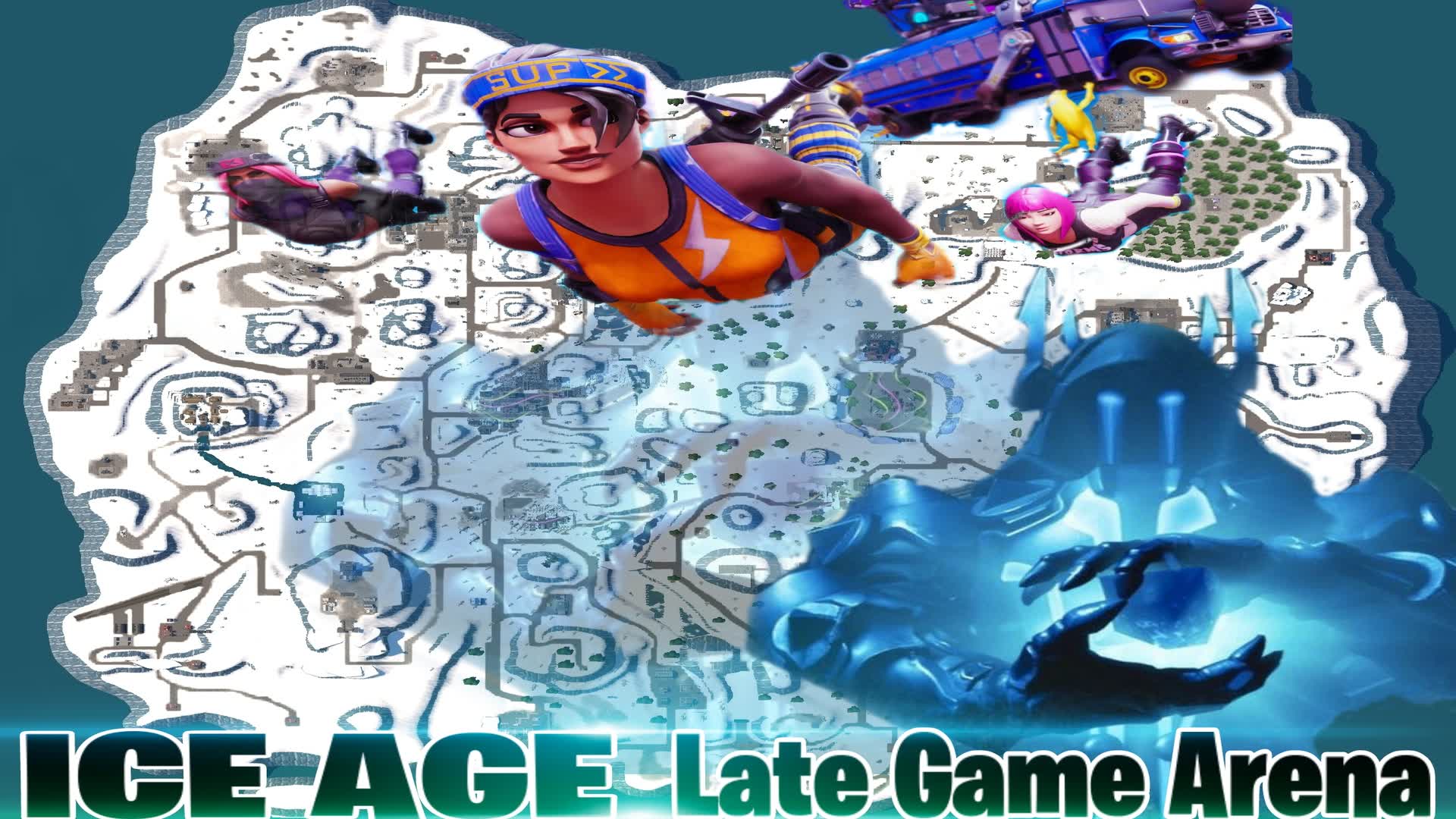 Ice Age OG Late Game Arena 8855-3820-4535 by cl91 - Fortnite Creative Map Code - Fortnite.GG