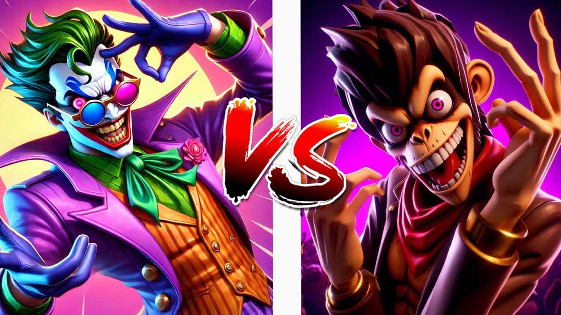 🔴JOKER VS CRAZY MONKEY🔵 6169-7733-7806 by buildmast3rr - Fortnite Creative Map Code - Fortnite.GG
