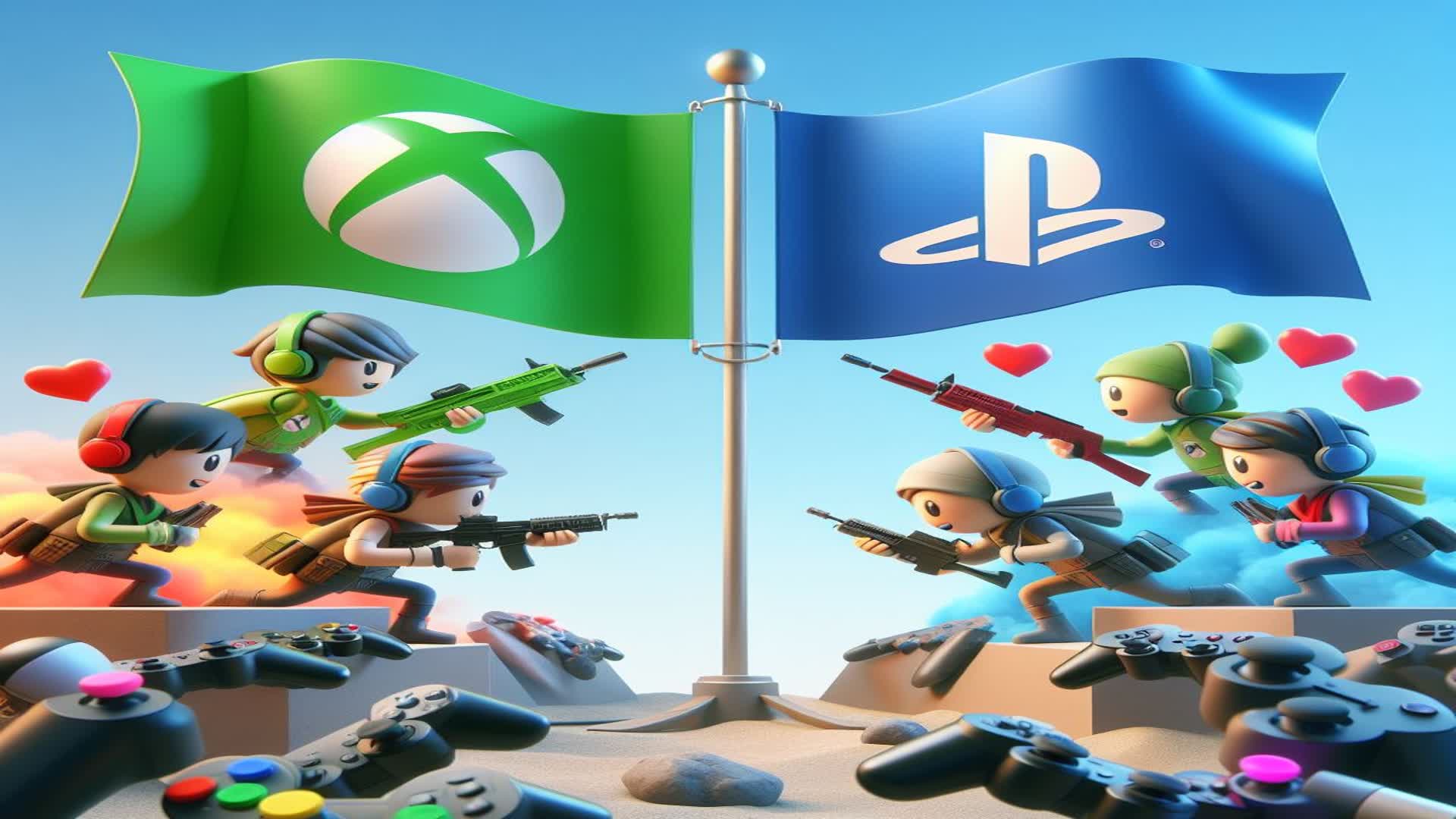 🚩CAPTURE THE FLAG🚩XBOX VS PLAYSTATION 2322-7412-8160 by editpump ...