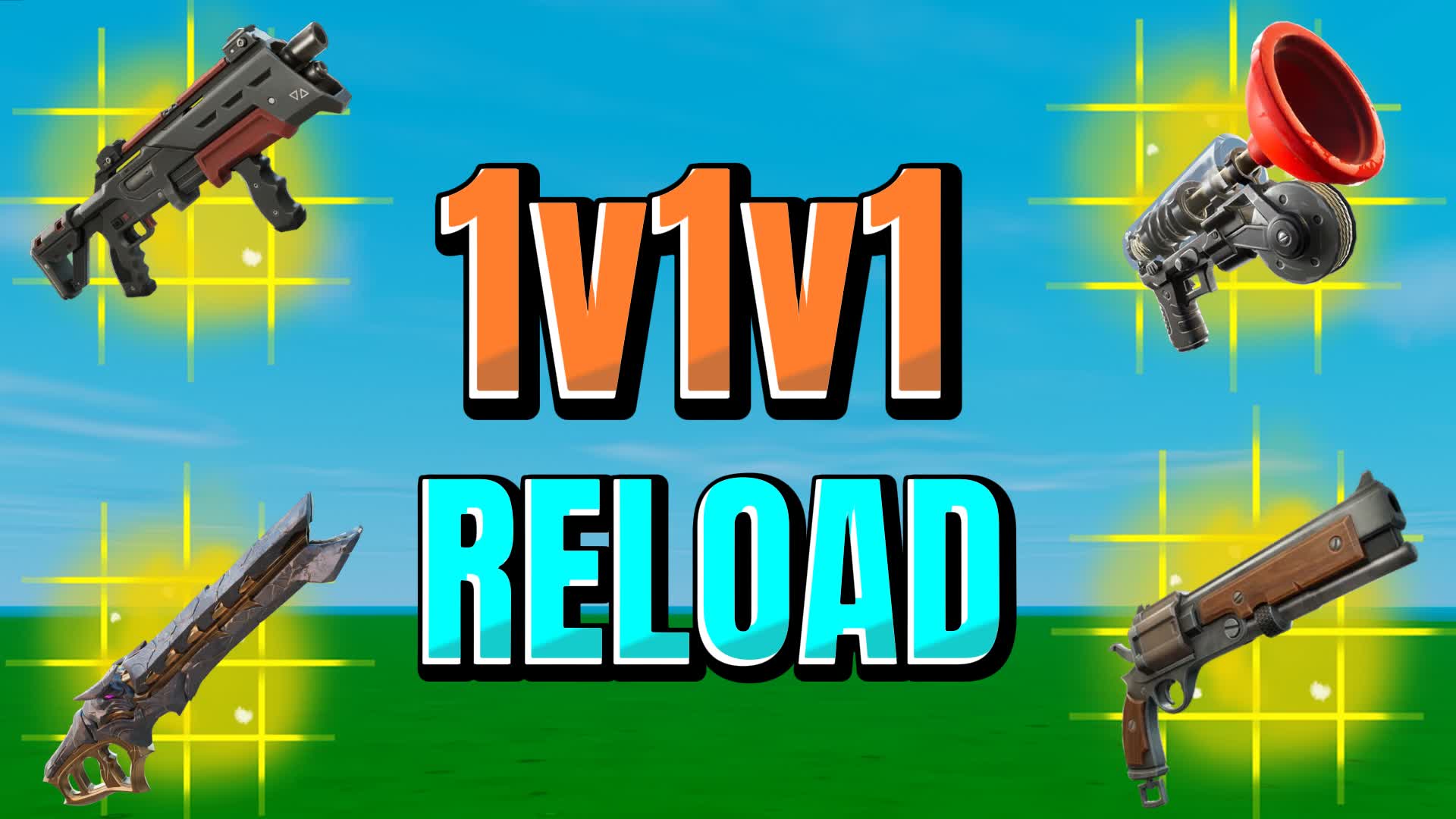1v1v1 REALISTIC 1v1 RELOAD FREE FOR ALL 1782-7181-3140 by djplayzyt - Fortnite Creative Map Code ...