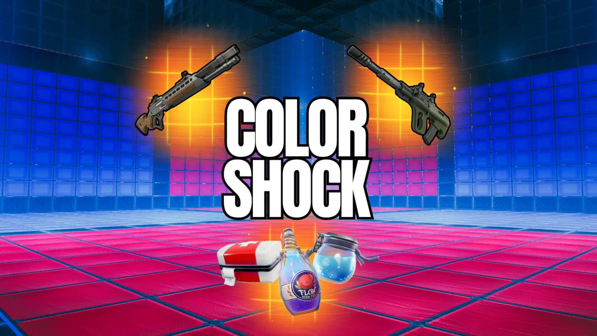 COLOR SHOCK 3504-0285-8290 by rosodeluxe - Fortnite Creative Map Code ...