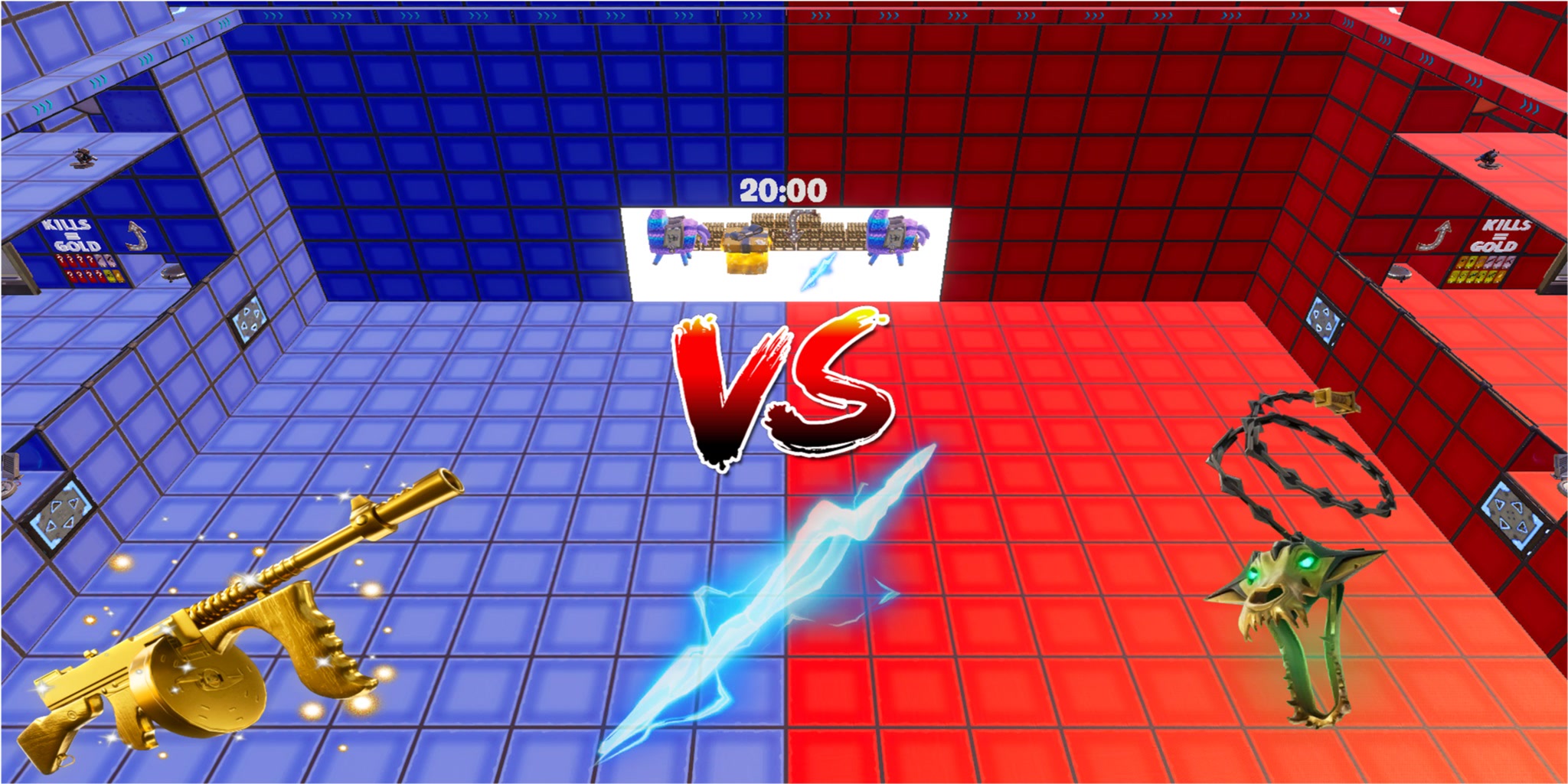 FUN RANKED 🔴RED VS BLUE🔵 9456-6136-1947 by buckee - Fortnite Creative Map Code - Fortnite.GG