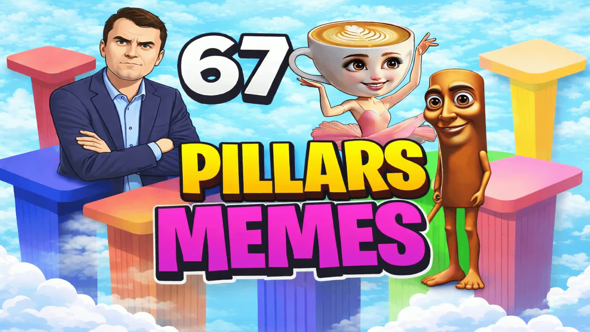 🗿 Ultimate Meme Pillars! 🏆 2920-6027-1230 by axsoly - Fortnite