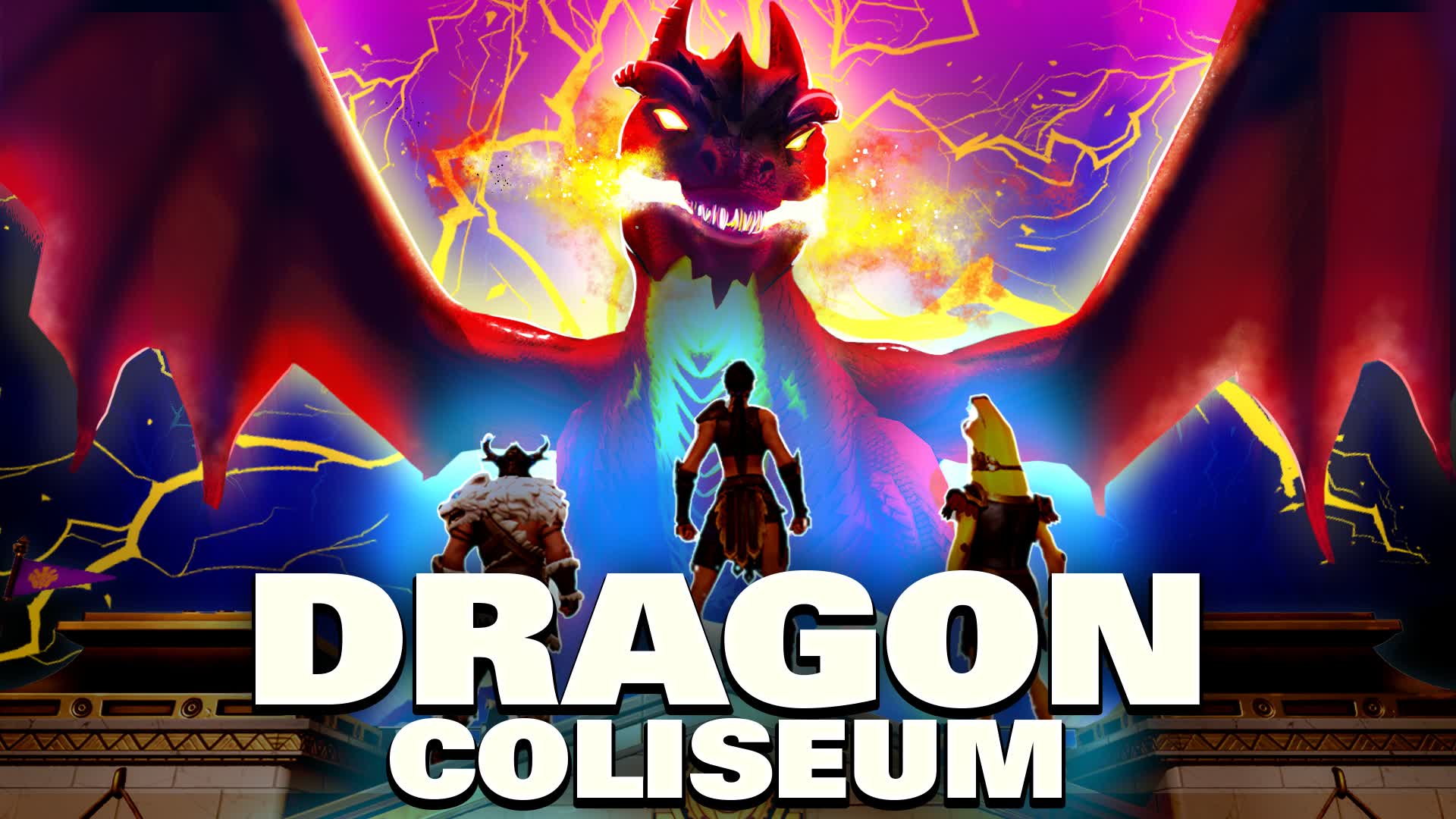 DRAGON COLISEUM:🐲BOSSFIGHT🐲 8596-8600-7350 by slashh.game - Fortnite Creative Map Code - Fortnite.GG