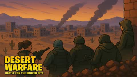 Desert Warfare 2049-2300-4814 by kodiigames - Fortnite Creative Map ...