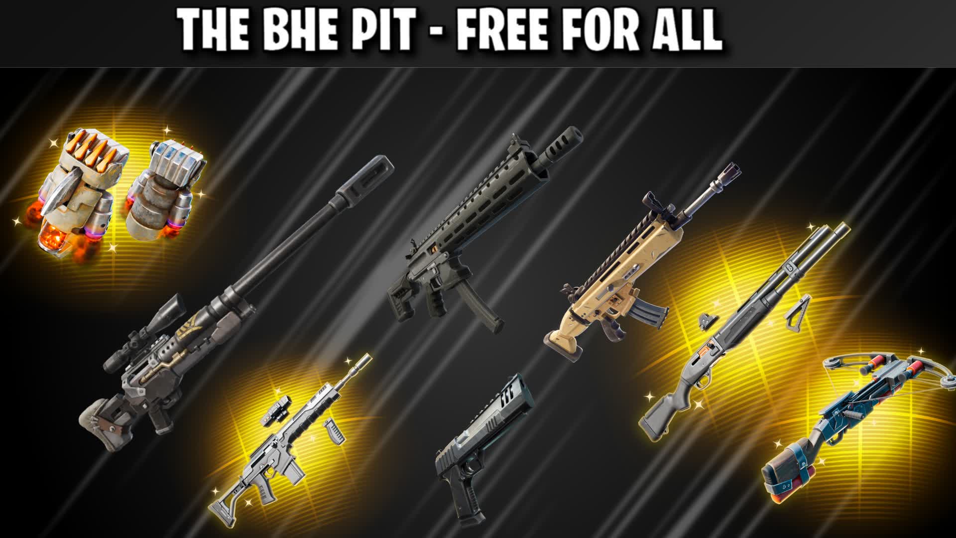 ALL WEAPONS - FREE FOR ALL 🎯🔥🔥 - 6036-4221-5852 | Fortnite Zone