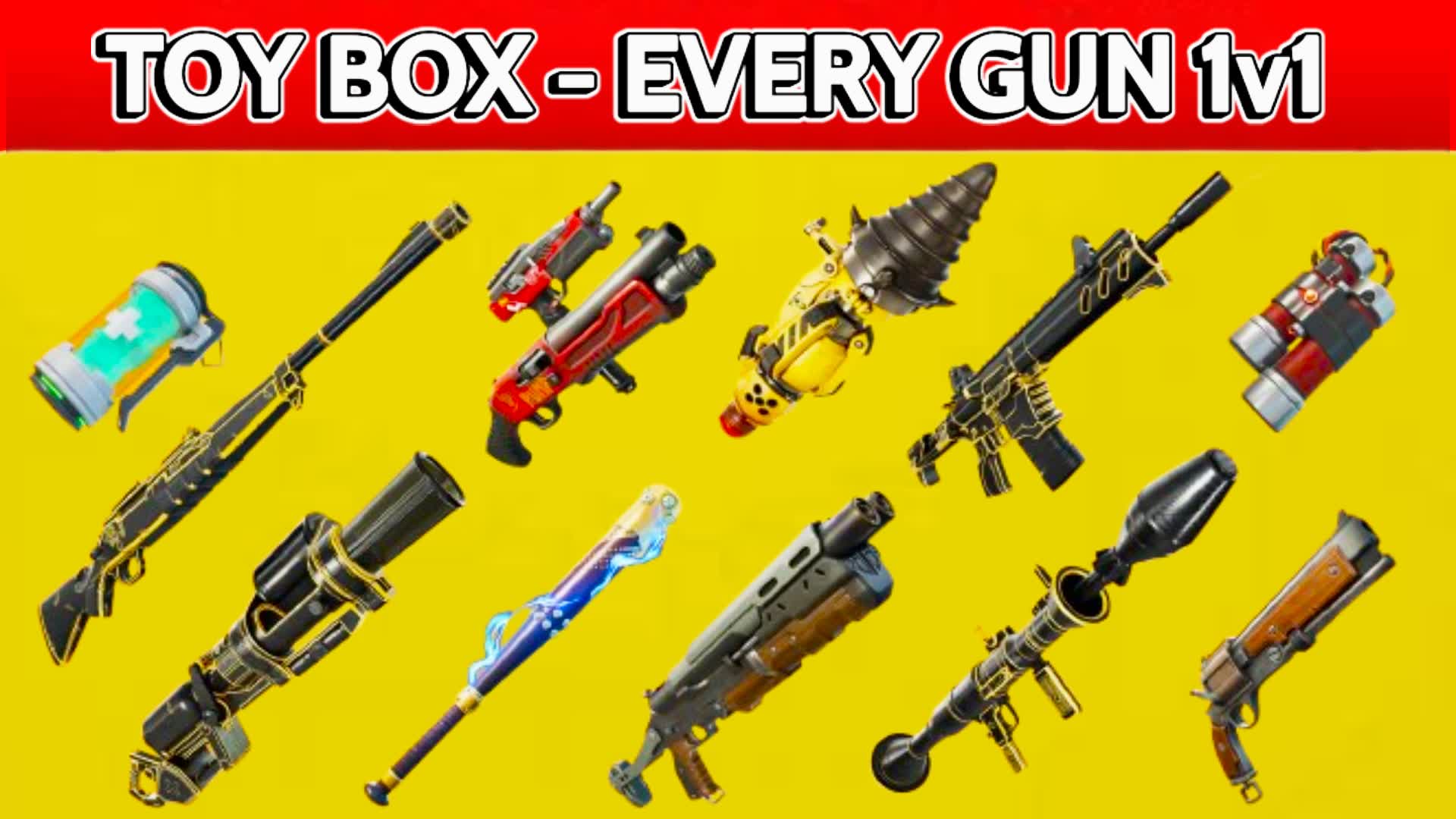 TOY BOX - EVERY GUN 1v1🎯 0347-6120-6819 by bruxo25cretive - Fortnite ...