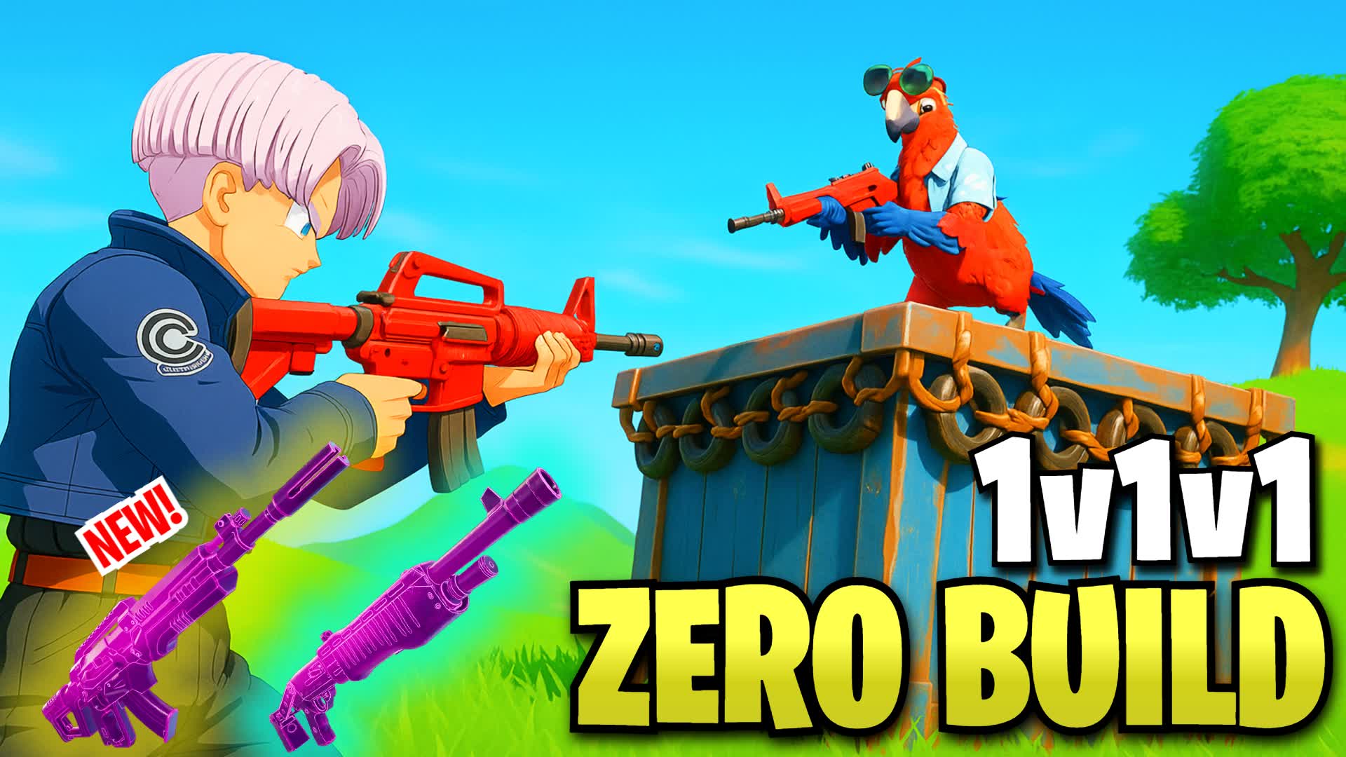 1v1v1 Zero Build Realistic PVP🎯FFA 3367-0818-4108 by ergle - Fortnite