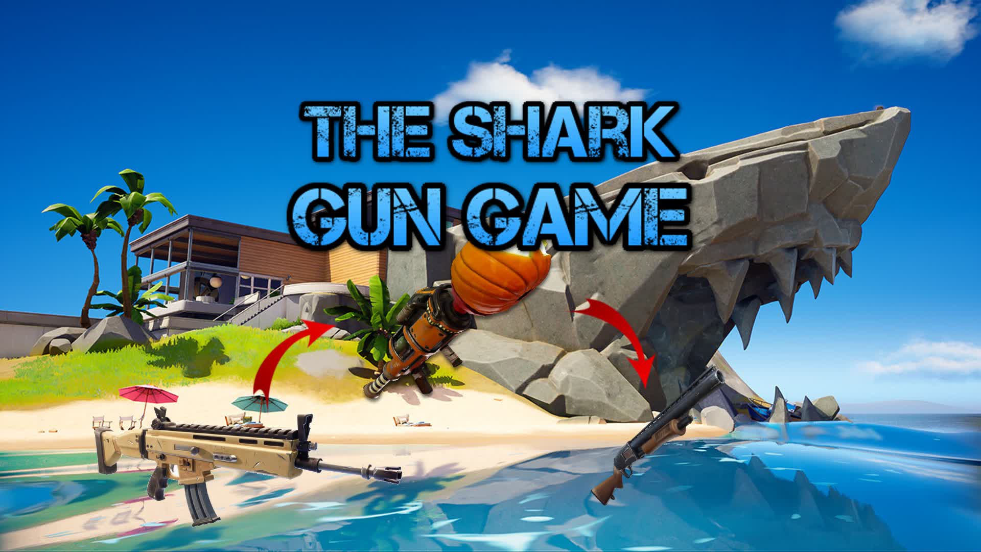 The Shark Gun Game🔫 4330-4864-4625 by pulzfn - Fortnite Creative Map ...