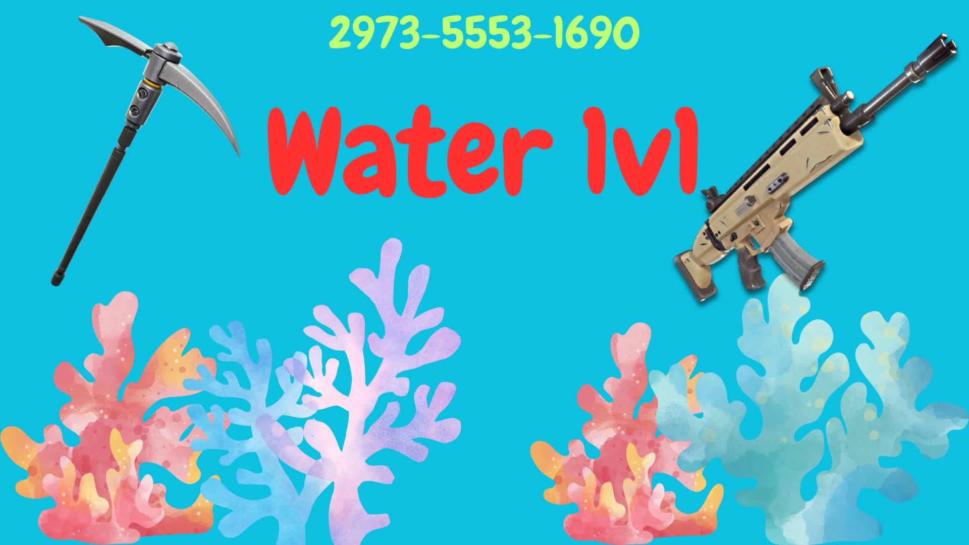 Water 1v1 2973-5553-1690 by taucher - Fortnite Creative Map Code ...