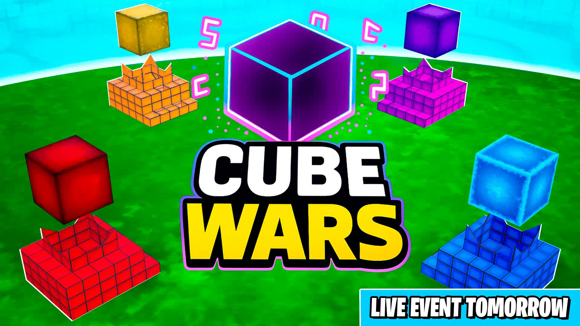 🟪CUBE WARS 🟥 4937-6078-9459 by senhorleoncio - Fortnite Creative Map Code - Fortnite.GG