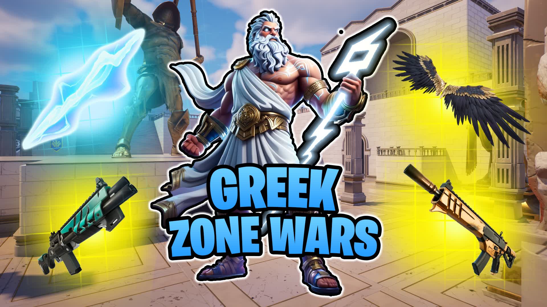GREEK ZONE WARS🏛️🇬🇷 3459-2059-9495 من ابتكار y244 - Fortnite