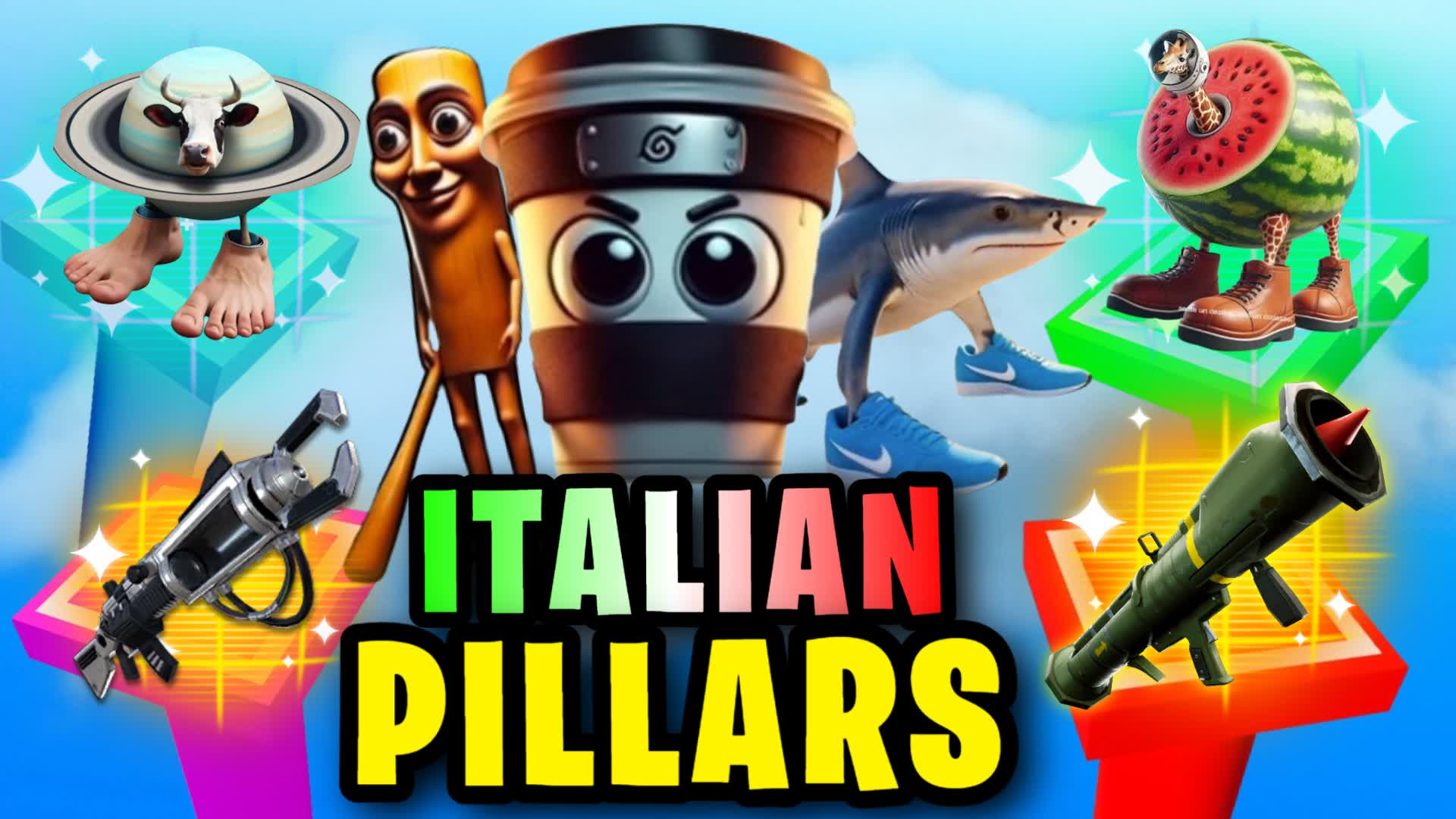 ITALIAN MEME PILLARS!😂*🎵MUSIC* 9410-0122-8292 by epicteo - Fortnite ...