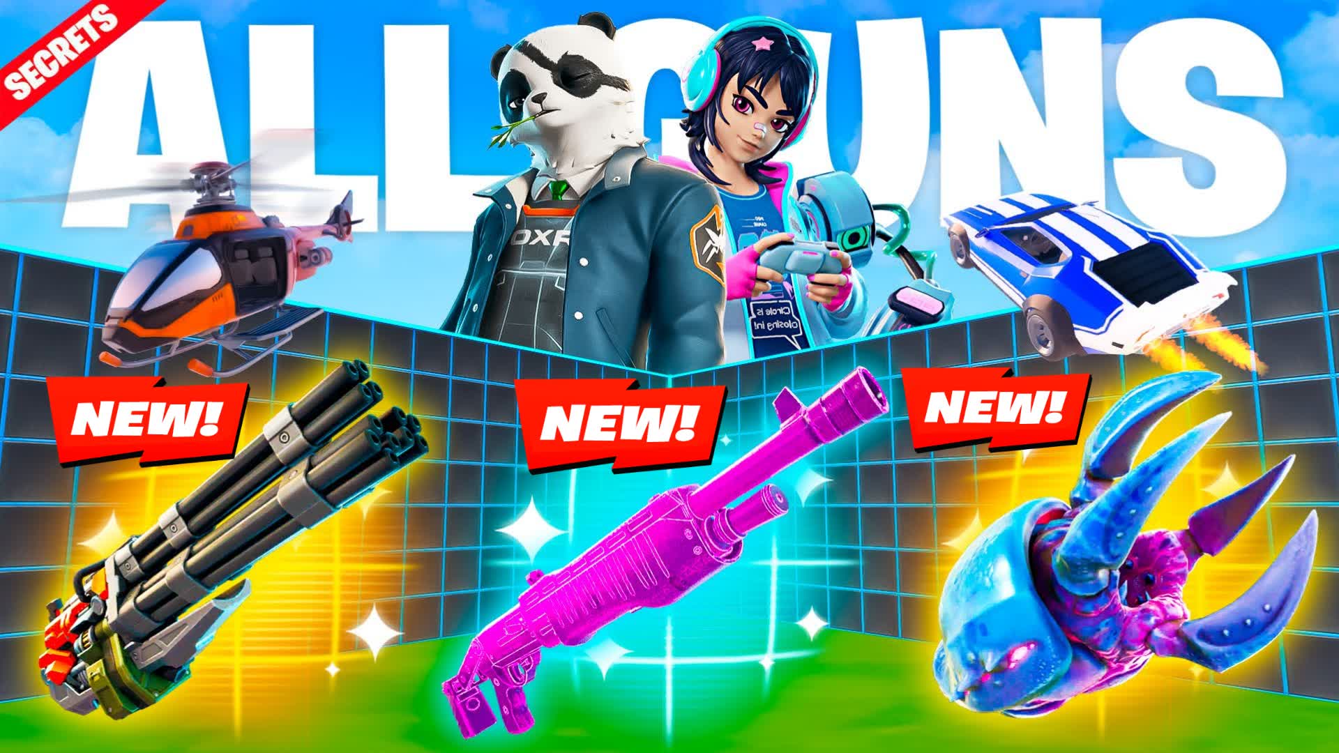 AMAZING 1V1 FFA - ALL GUNS & VEHICLES🎯 1664-4762-5864 by blackyy1 - Fortnite Creative Map Code ...