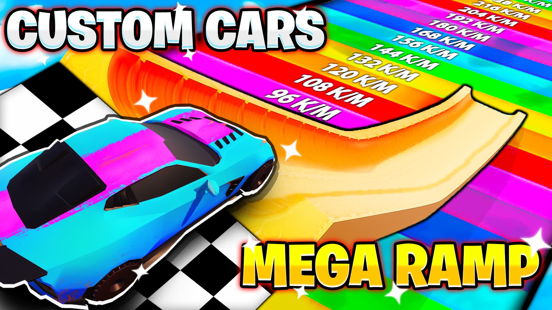 MEGA RAMP 🎯 CUSTOM CARS 🔧 6144-0738-1528 by controlstudios - Fortnite ...