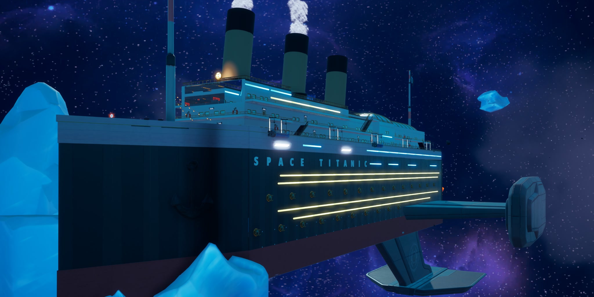 SPACE TITANIC PARTY ROYALE 4433-9071-9250 by mrwaywolf - Fortnite Creative Map Code - Fortnite.GG